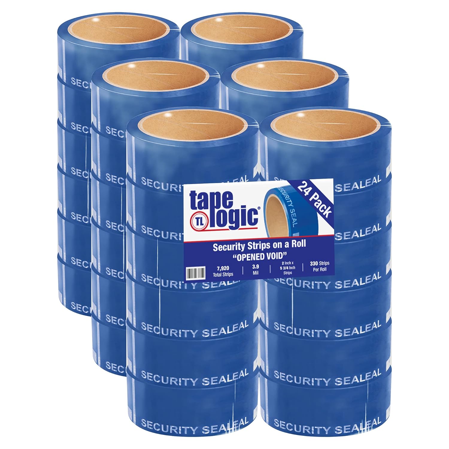 Tape Logic Security Strips On A Roll 3 9 Mil 2 X 5 3 4 Blue 24 tape-logic-security-strips-on-a-roll-3-9-mil-2-x-5-3-4-blue-24