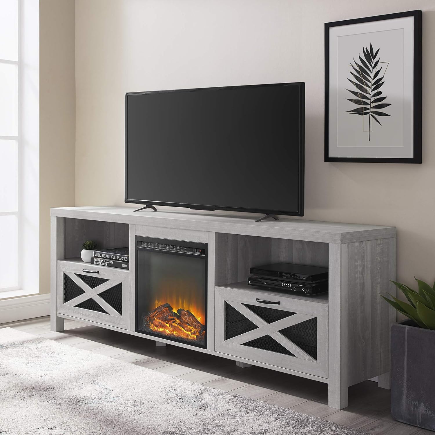 Amazon.com: Walker Edison Calgary Industrial Farmhouse X-Drawer Metal ...