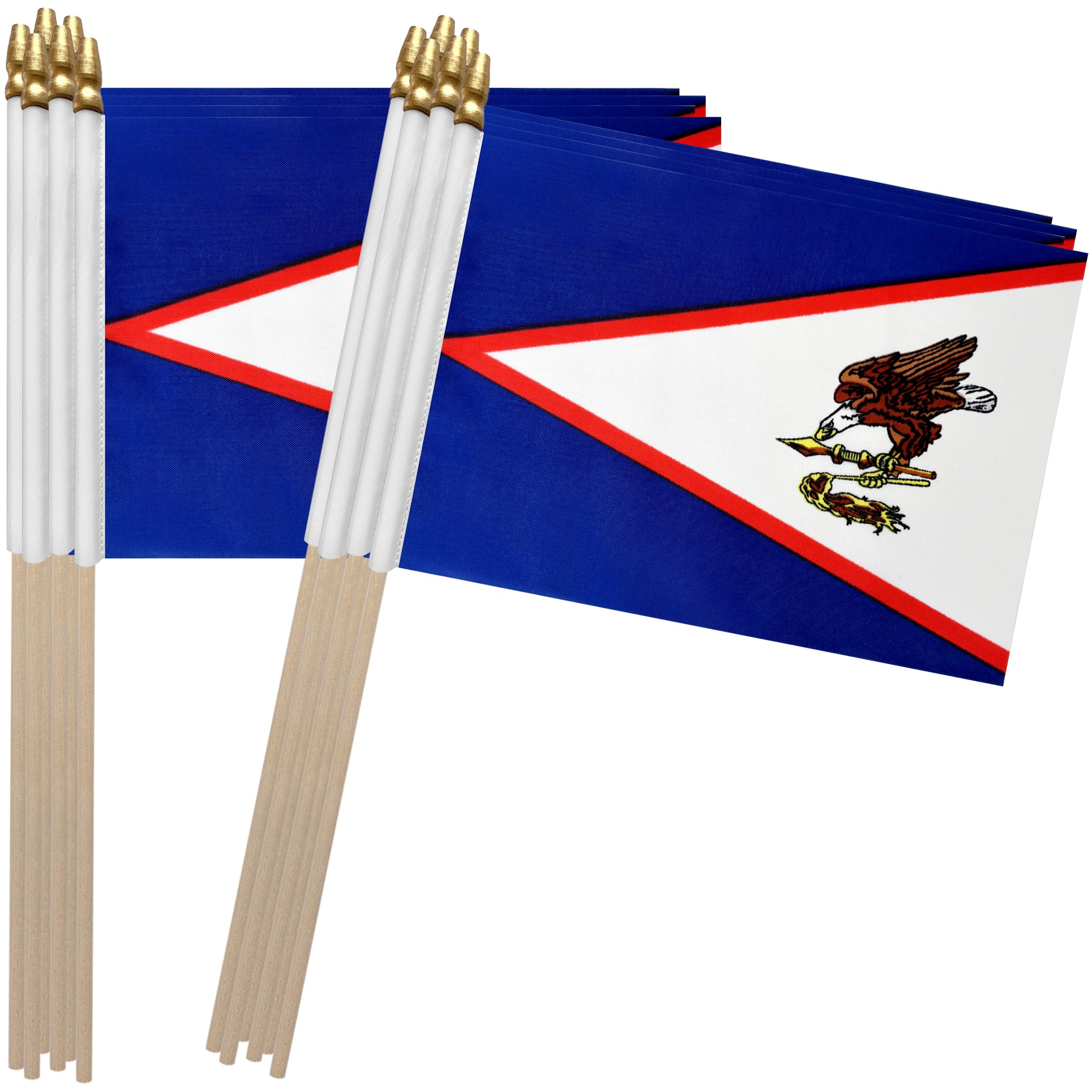 Amazon.com : TSMD American Samoa Stick Flag Samoan Small Mini Hand Held ...