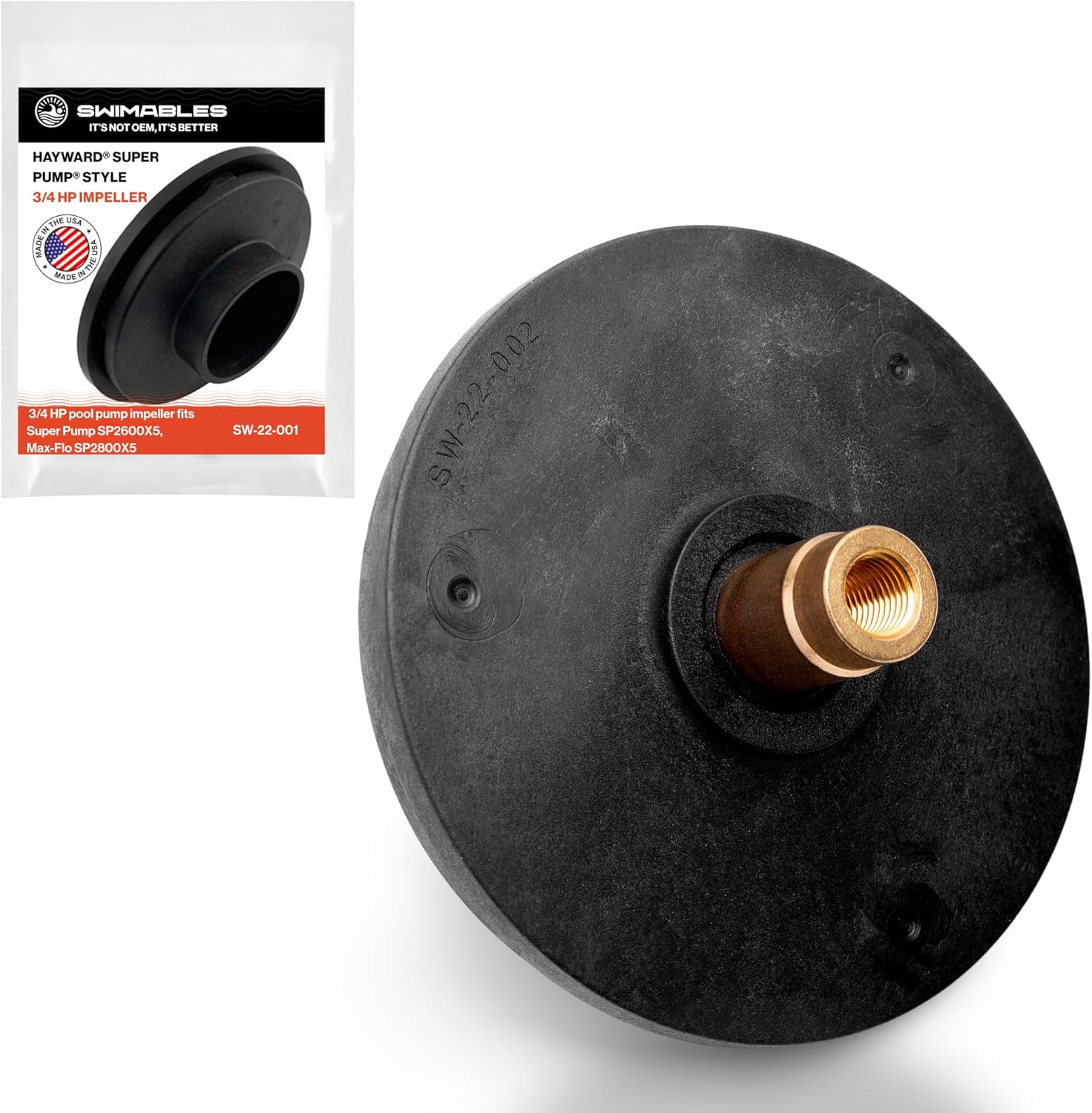 Amazon.com: Swimables SPX2605C Super Pump Impeller - 3/4 HP Hayward ...