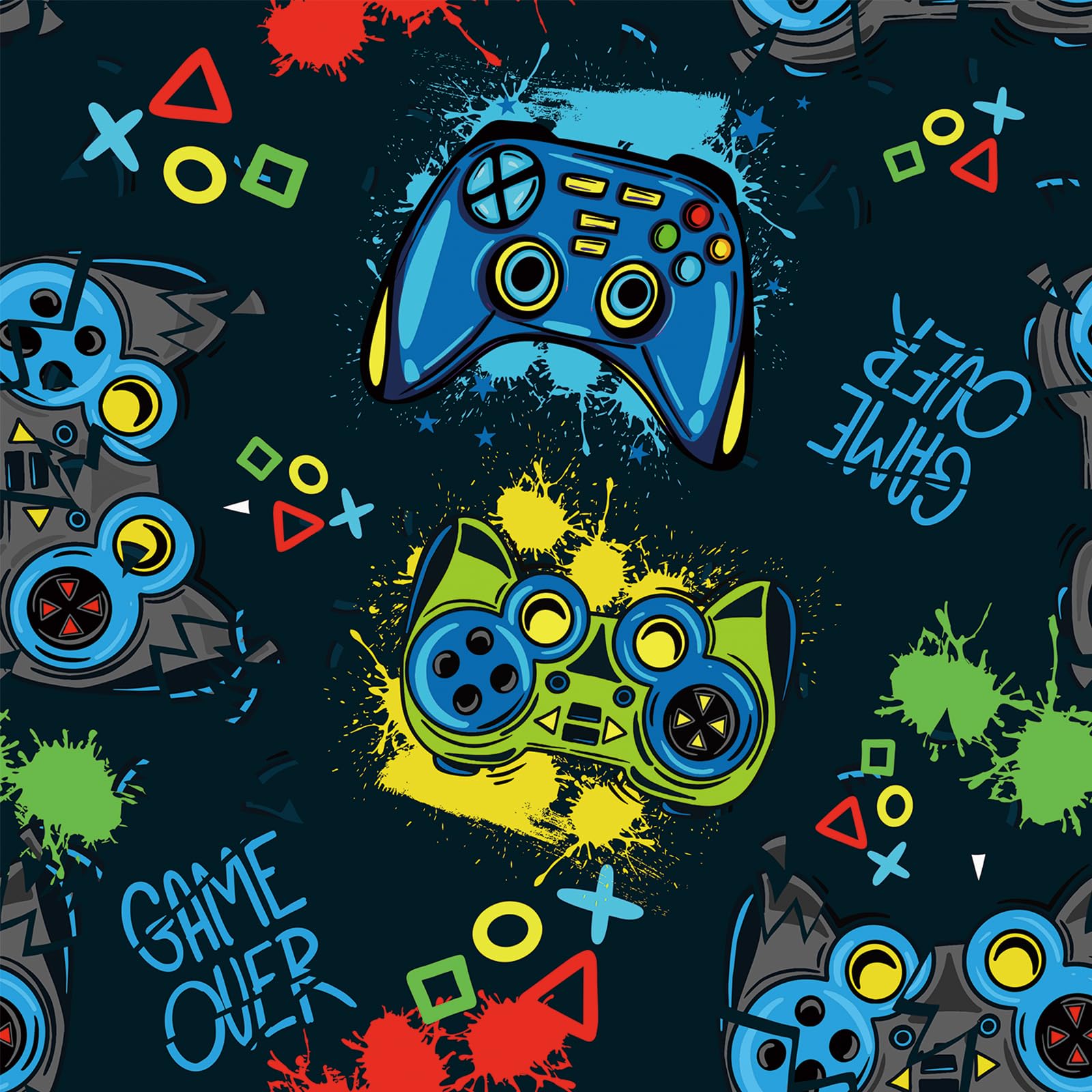 Gamers Graffiti Wallpaper Fototapete Banksy No Ball Games
