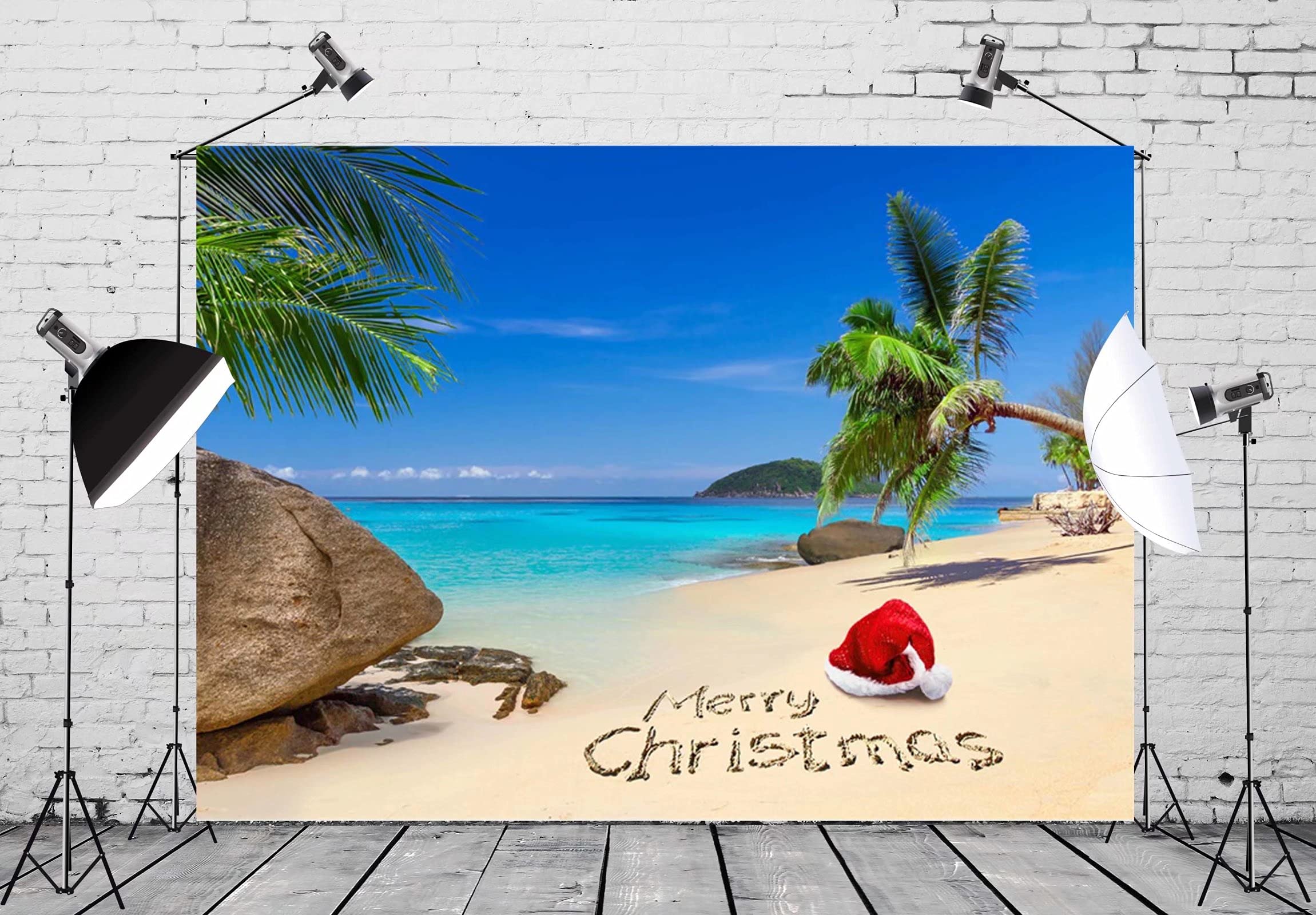 Christmas Beach Wallpaper