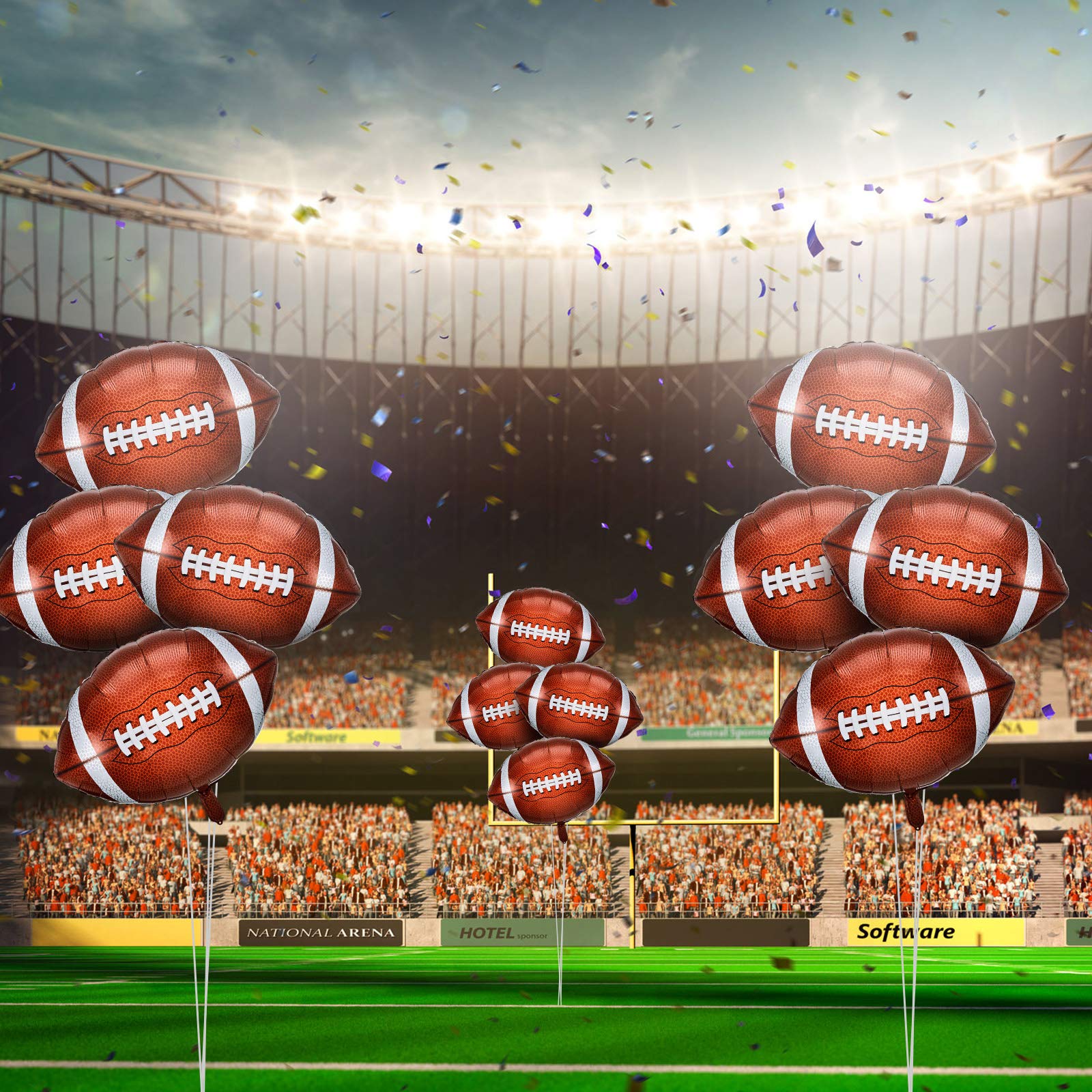 Snapklik.com : Skylety Football Balloons Football Rugby Shaped Aluminum ...