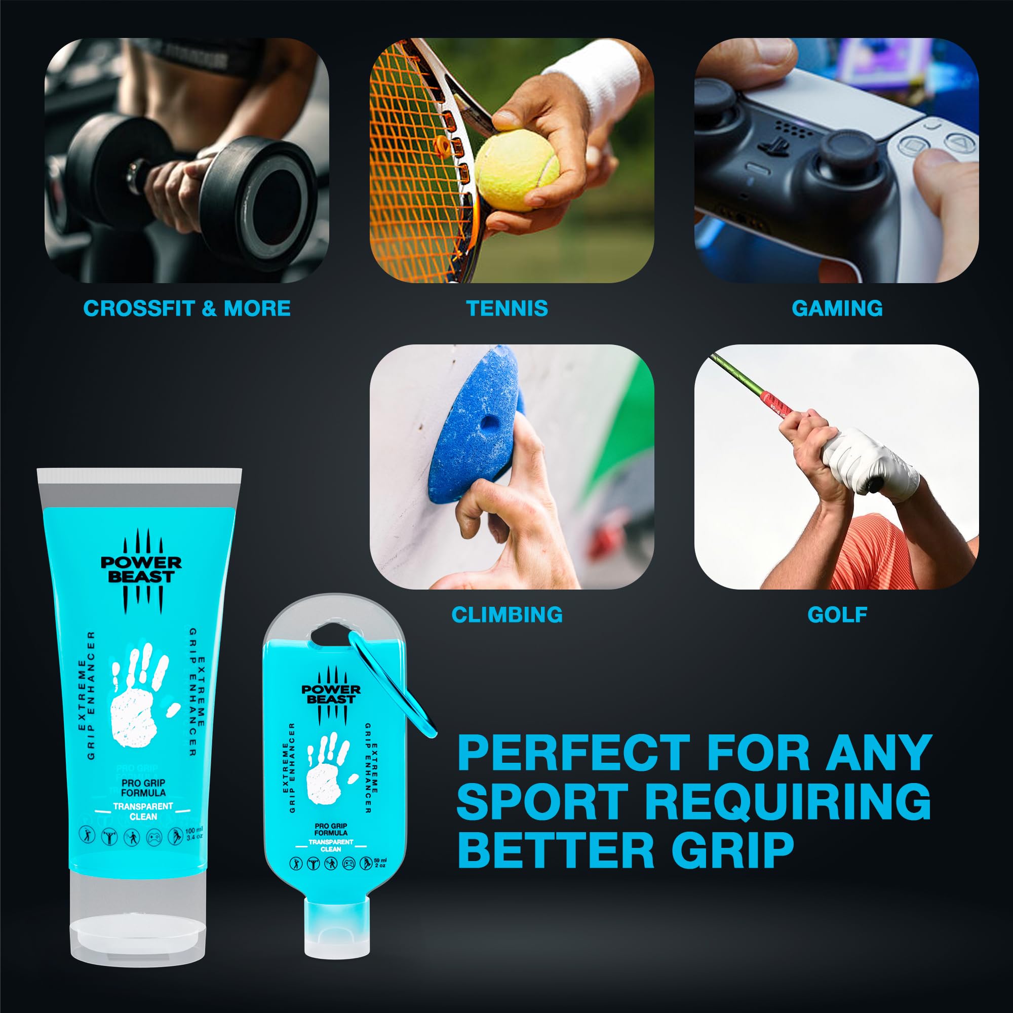 Amazon | POWER BEAST (パワービースト) ノンスティッキーグリップ