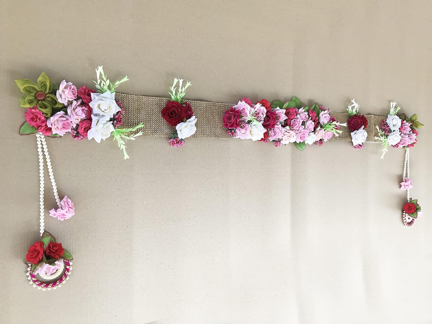 Buy Aabhaas Design ad toran Royal Traditional Multi Zula Pearl Plastic ...