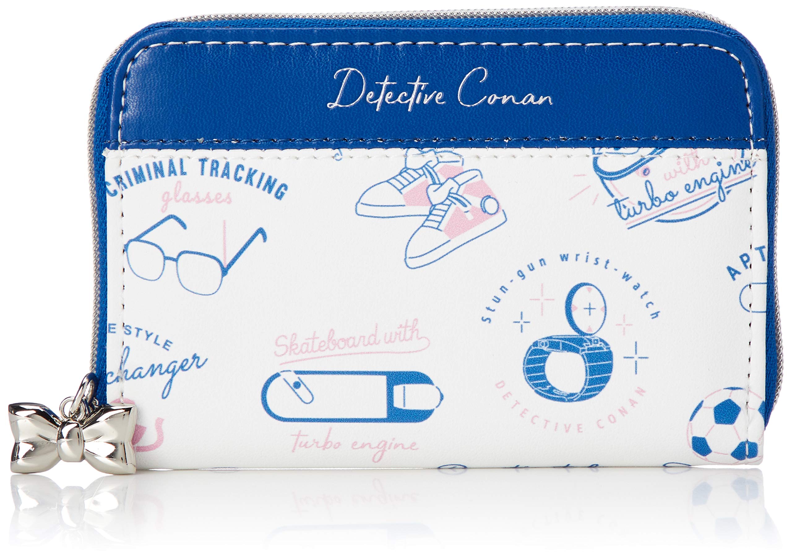 Amazon.com: Meitantei Conan 323WH Bifold Wallet, White : Clothing ...