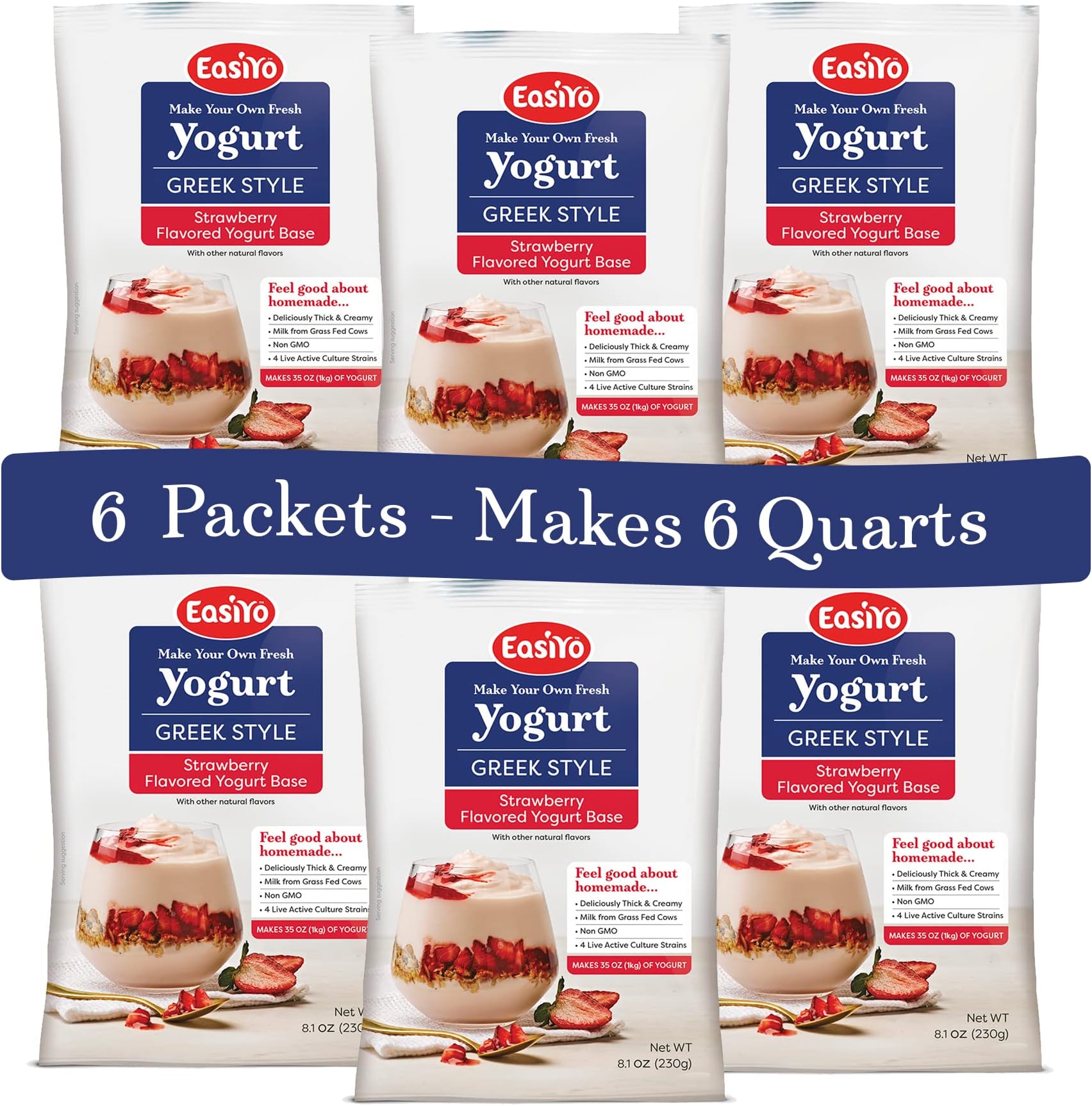 Amazon.com : EasiYo Yogurt Starter Kit | EasiYo Yogurt Maker, Storage ...