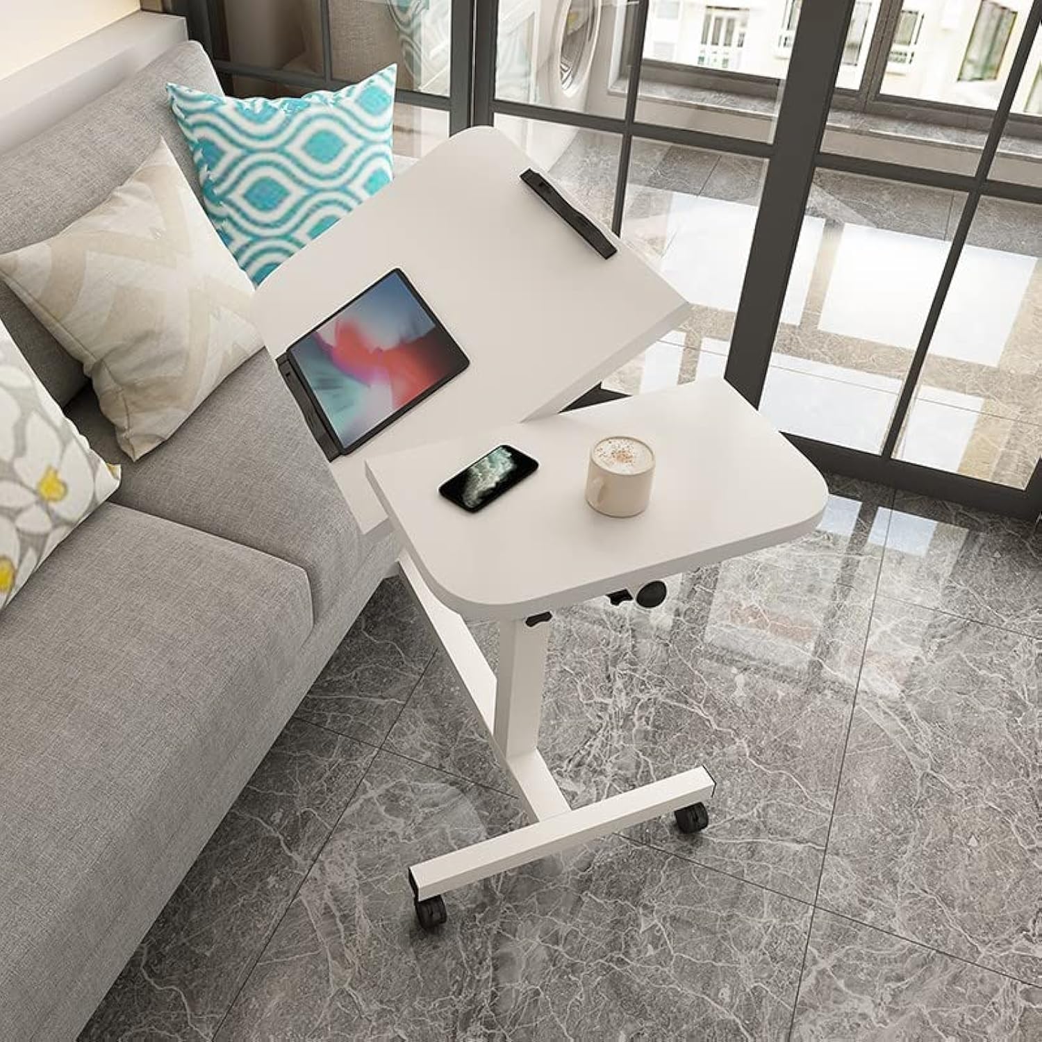 XICEN 60 * 40cm Lifting and Rotating Laptop Desk for Home and Office ...