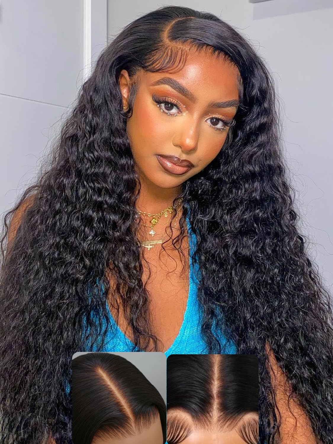 Snapklik.com : Nadula Bye Bye Knots Glueless Water Wave Drawstring Wig ...
