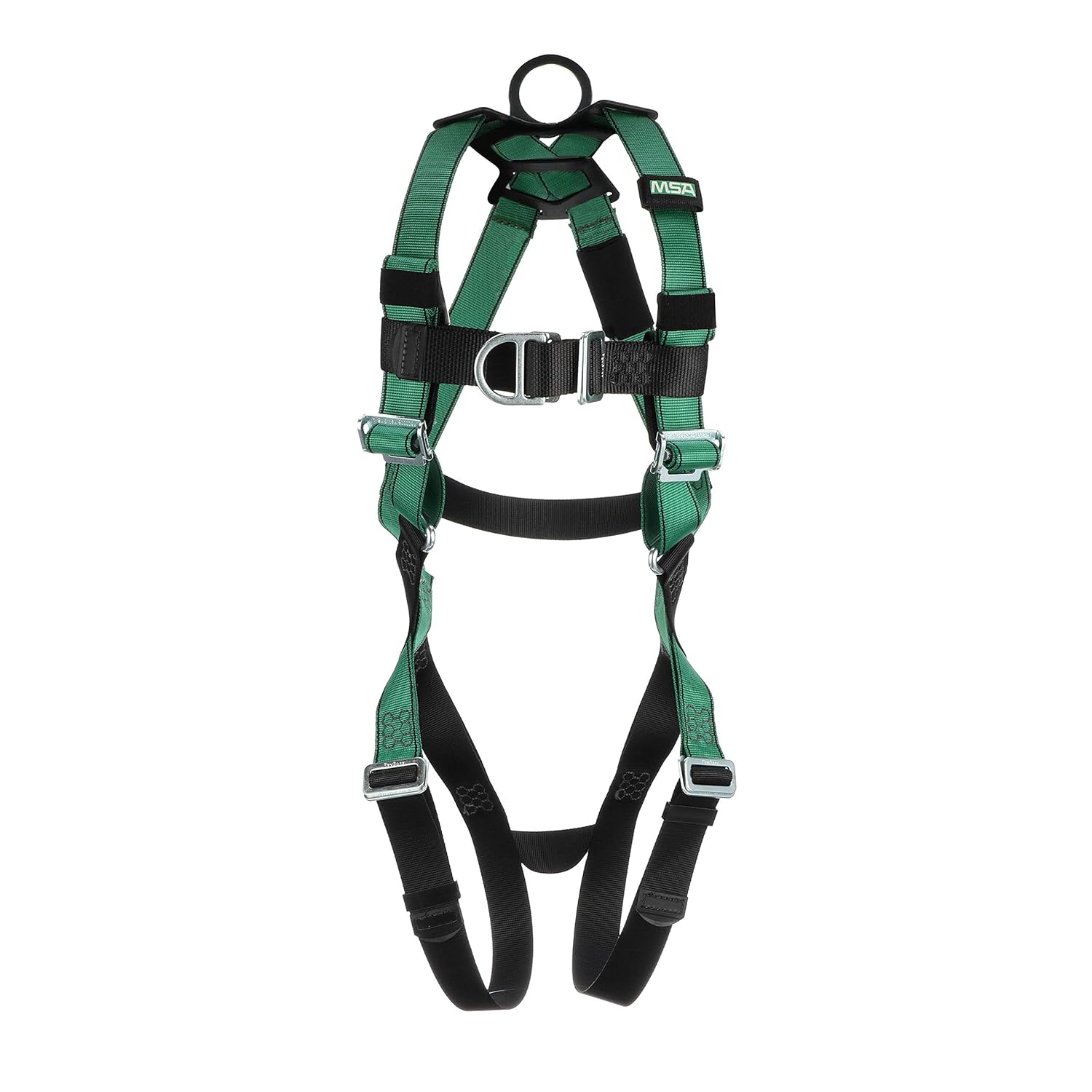 MSA Safety 10197433 V-Form Full Body Safety Harness with Qwik-Fit Leg ...