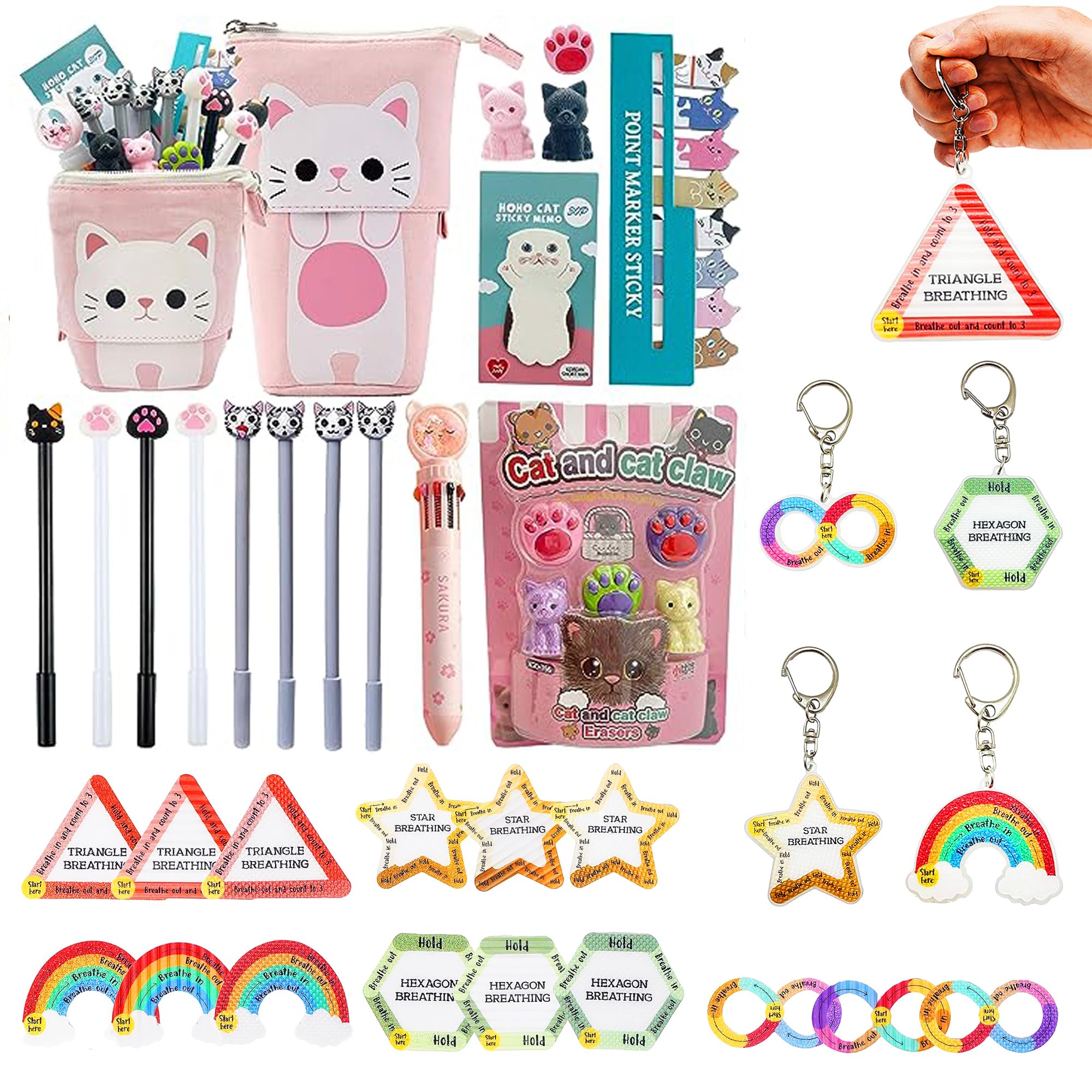 Amazon.com : Primo Lines Cute Stationary Set Pop Up Pencil Case, 8 x ...