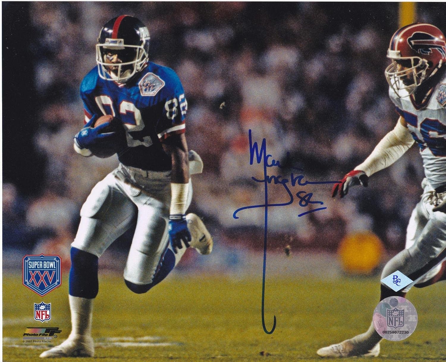 Autographed Mark Ingram Photograph - YORK GIANTS 8x10 - Autographed NFL ...