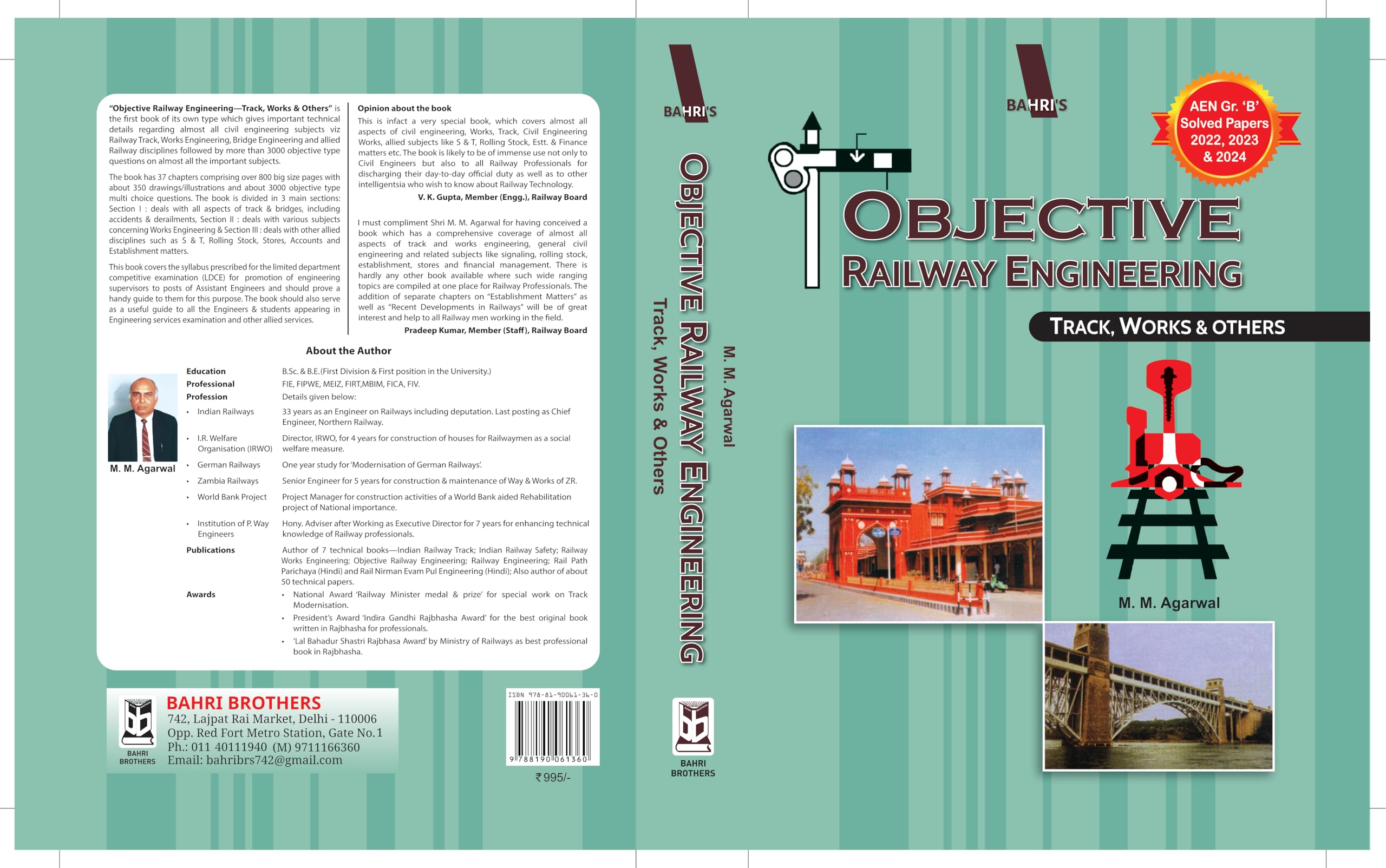 Bahri's OBJECTIVE RAILWAY ENGINEERING (Reprint 2020) : Amazon.in: Books