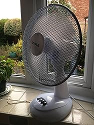 Oypla Electrical 12" 3 Speed Oscillating Electric Desk Home Office Fan ...