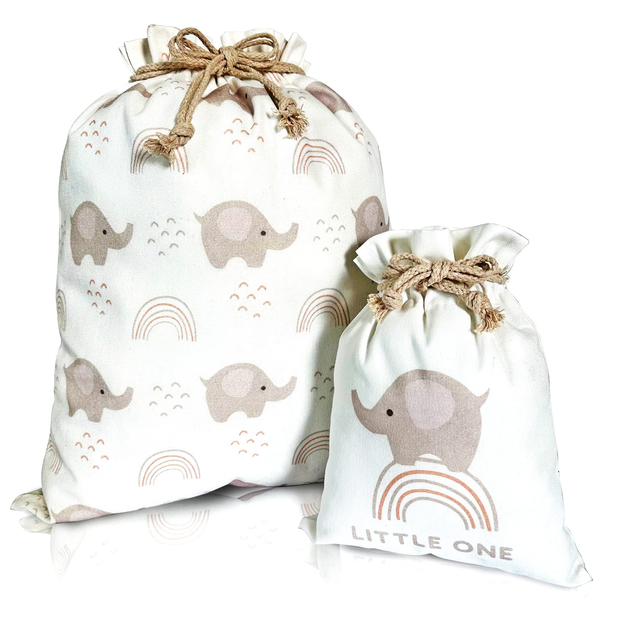 Amazon.com: Gather & Knot Drawstring Gift Bags | 20" Large 12" Small ...