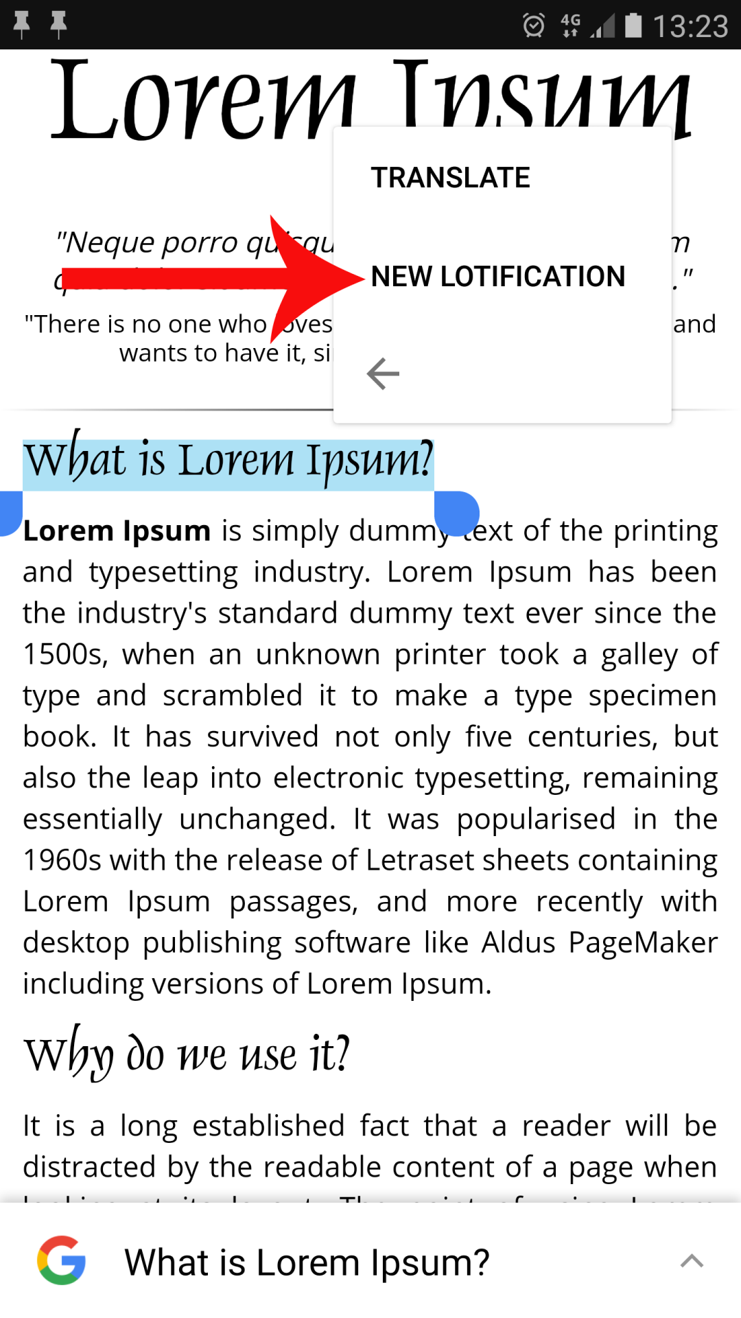 Lotify Notification Maker - App on Amazon Appstore