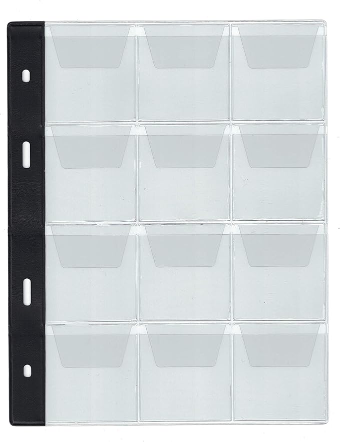 COLLECTOR Pages for Coin or Medal Album, Dividers, Folder Extra Refill ...