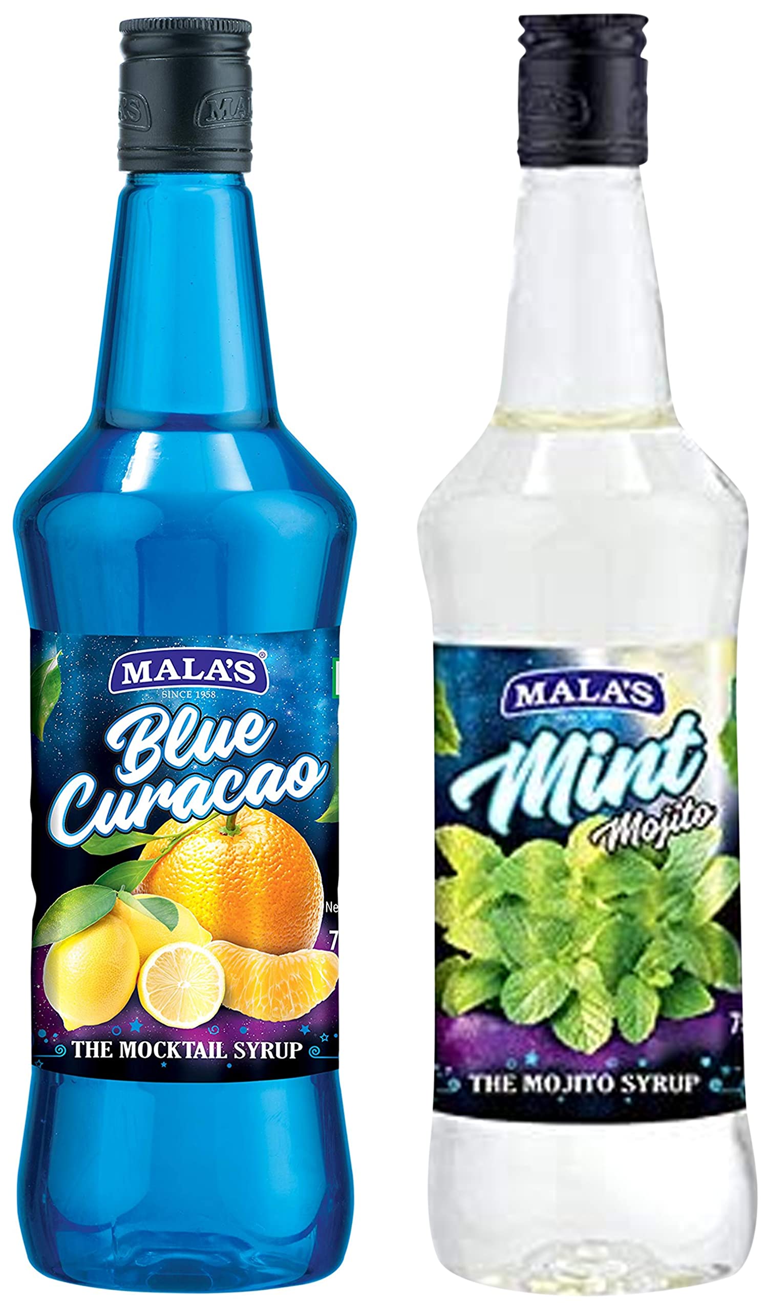 Buy Mala's Fruit Mocktail , Blue Curacao Mocktail, 750ml & Fruit ...