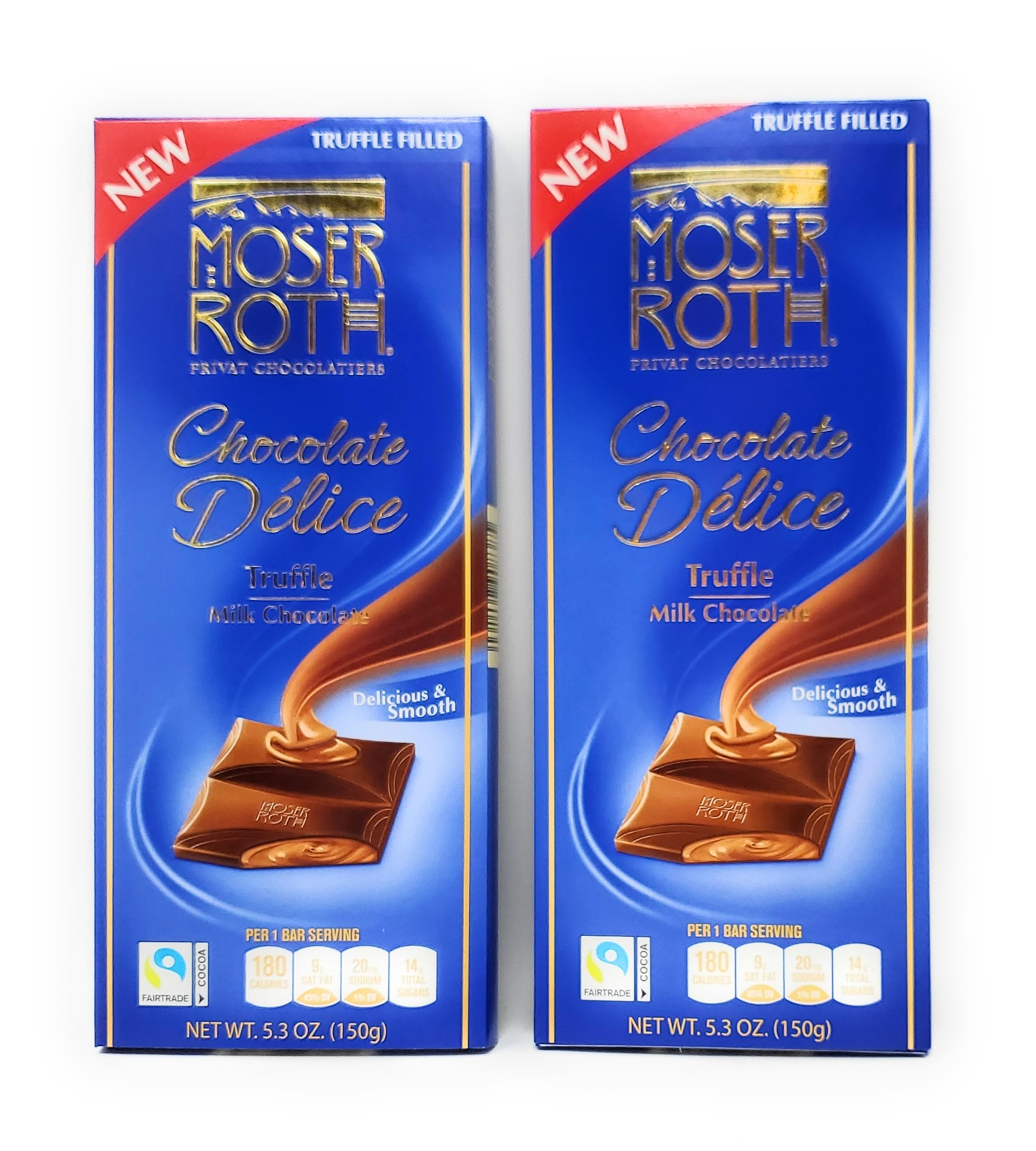 Amazon.com : Chocolate Delice Truffle Milk Chocolate 5.3/150g (Pack of ...
