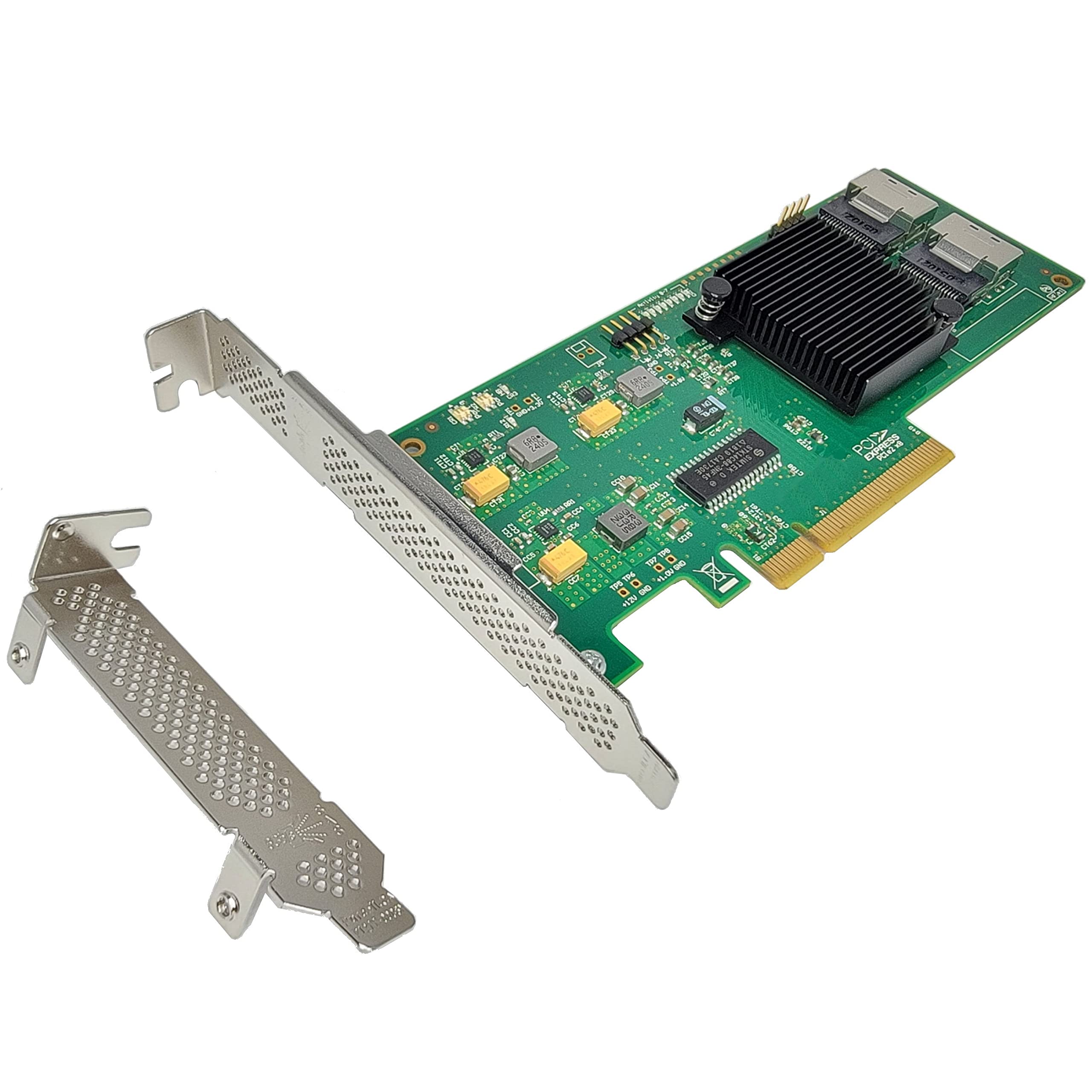 Amazon.com: SAOESS PCI Express 2.0 SAS+SATA HBA 6Gb/s Raid Controller ...