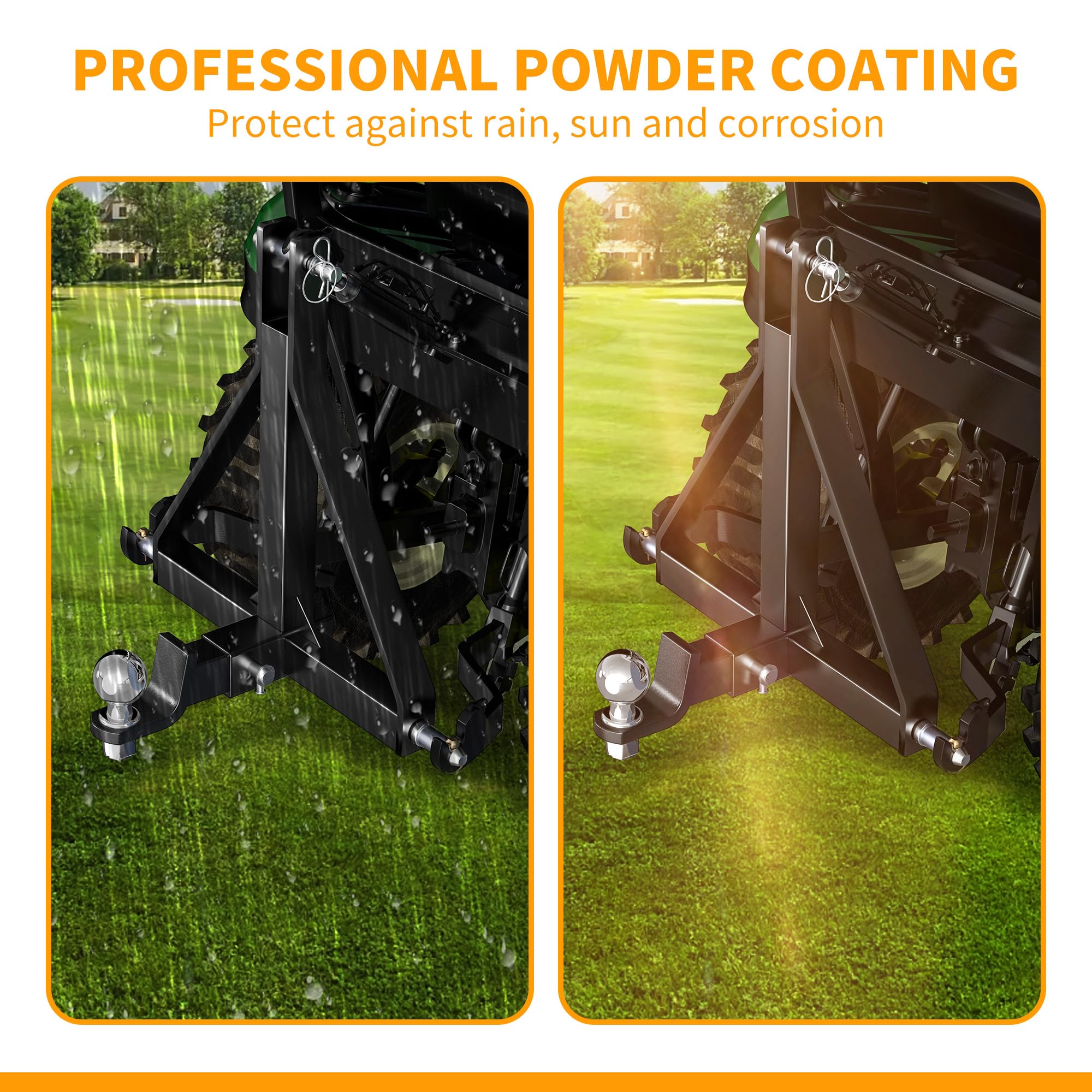 Snapklik.com : YINTATECH 3 Point Hitch Receiver