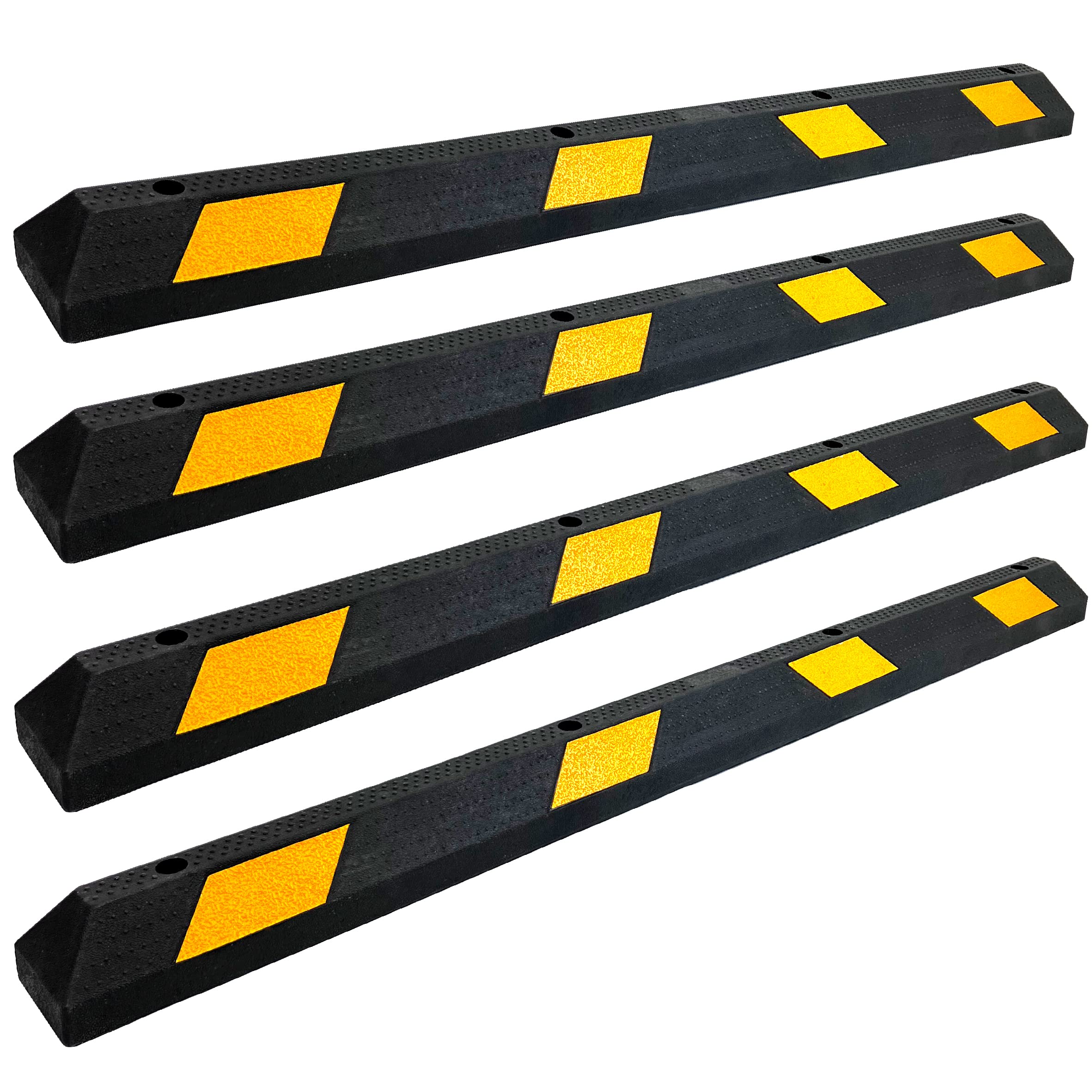 Snapklik.com : EasyGo Product Parking Lot Curb Wheel Stopper Heavy Duty ...