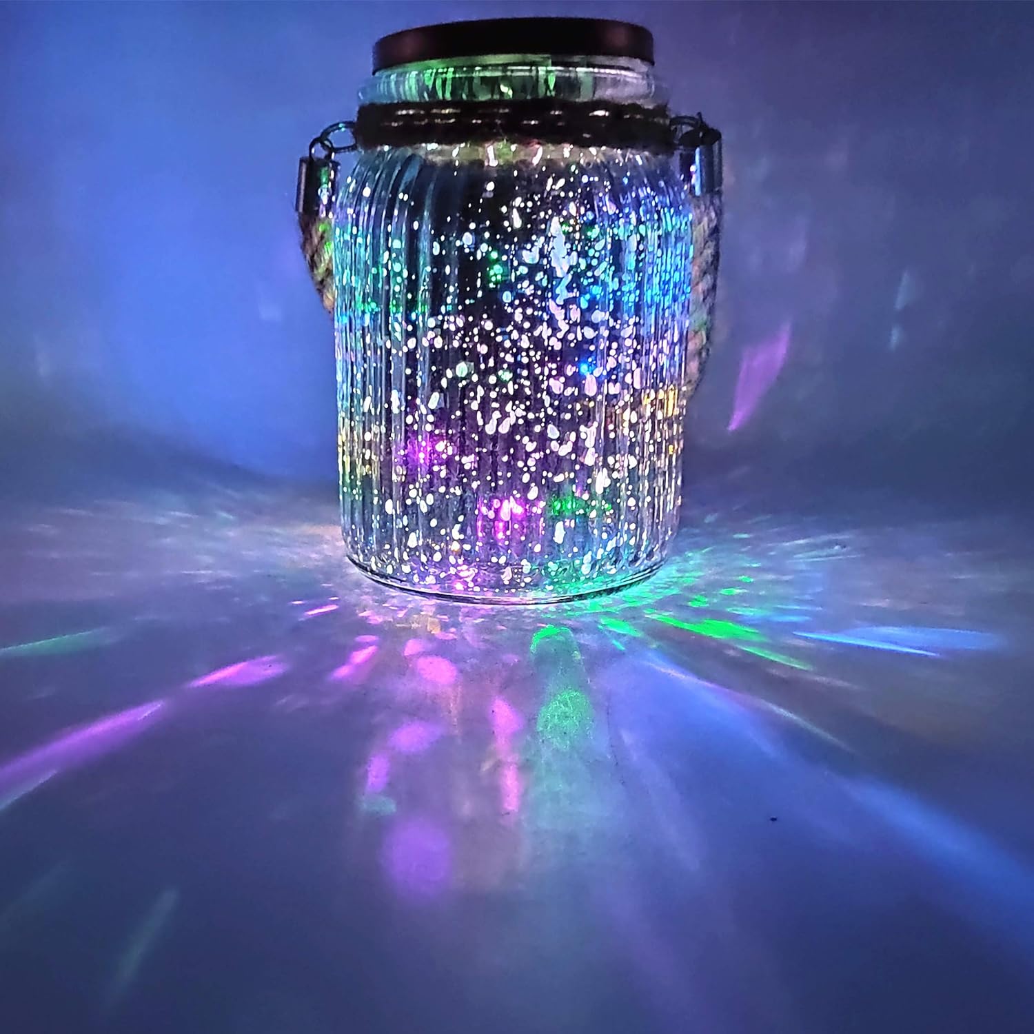 Amazon.com: Sogrand Solar Glass Ball Decorations Lantern Jar Lights ...