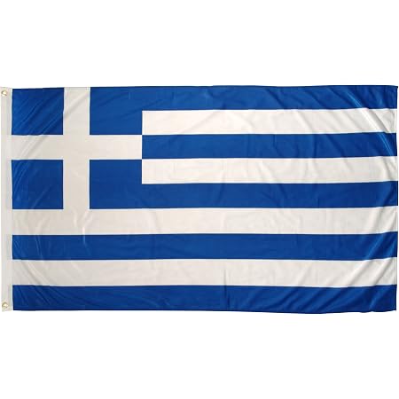 Amazon.com : US Flag Store Super Knit Polyester Greece Flag, 3 by 5 ...