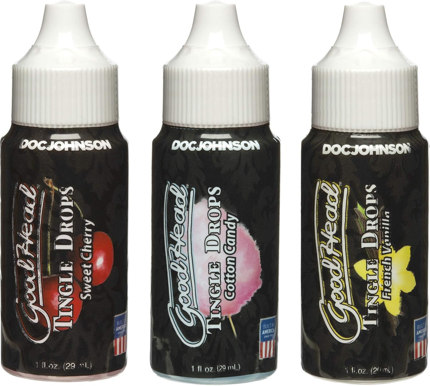 Amazon.com: Doc Johnson GoodHead - Tingle Drops - Sweet Cherry, Cotton ...