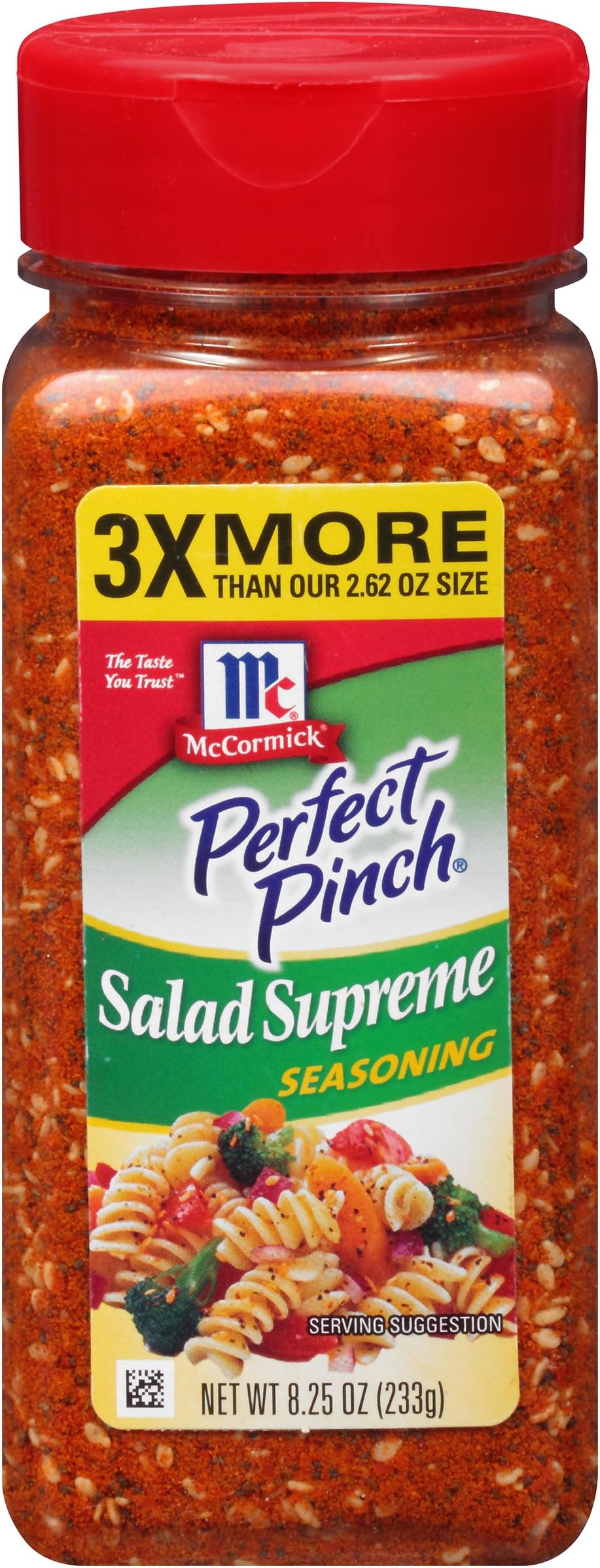 Amazon.com : McCormick Perfect Pinch Salad Supreme Seasoning, 8.25 oz ...