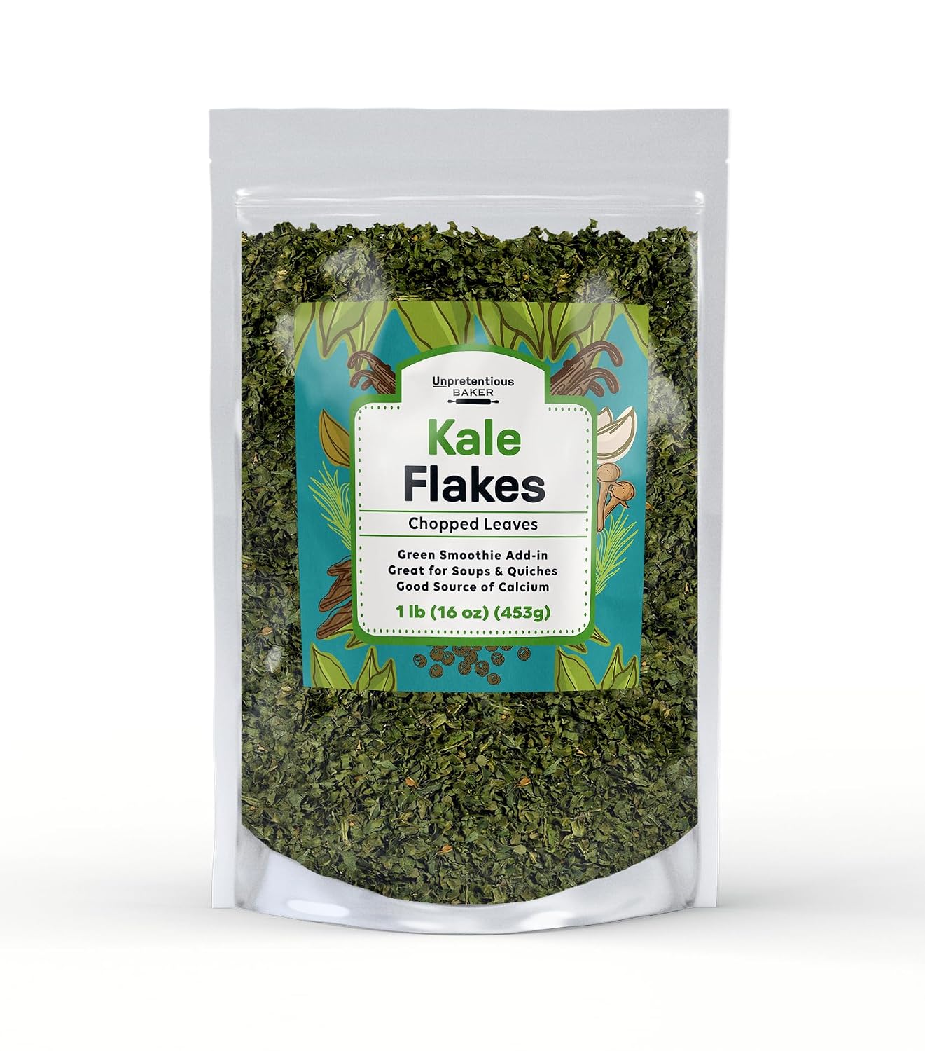 Amazon.com: Unpretentious Kale Flakes (1 lb) Dehydrated Vegetable ...
