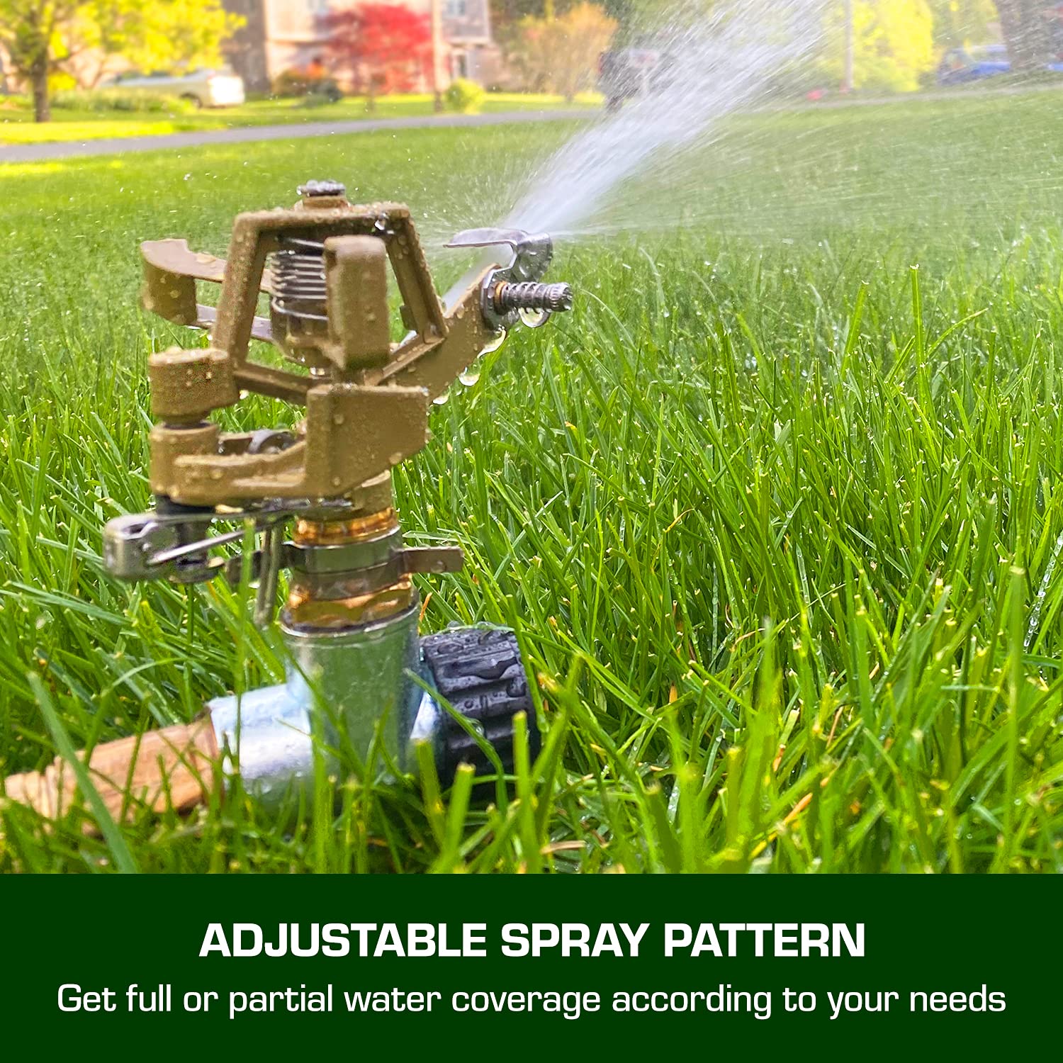 Snapklik.com : Oscillating Sprinkler, Classic Impact Resistant Metal ...