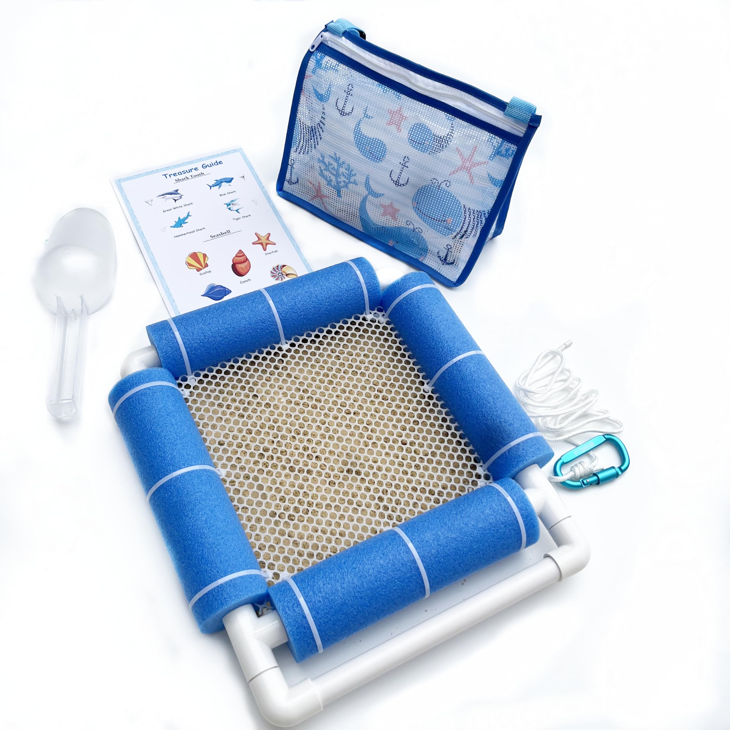 Amazon.com: VISASAR Premium Shark Tooth Sifter,Lightweight Sand Sifter ...