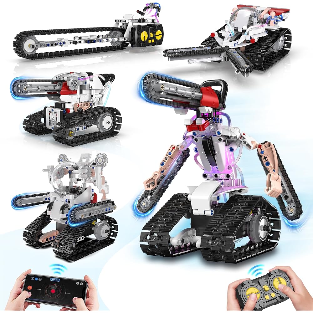 $9/mo - Finance 5 in 1 STEM RC Robot Building Kit for Boys, APP ...