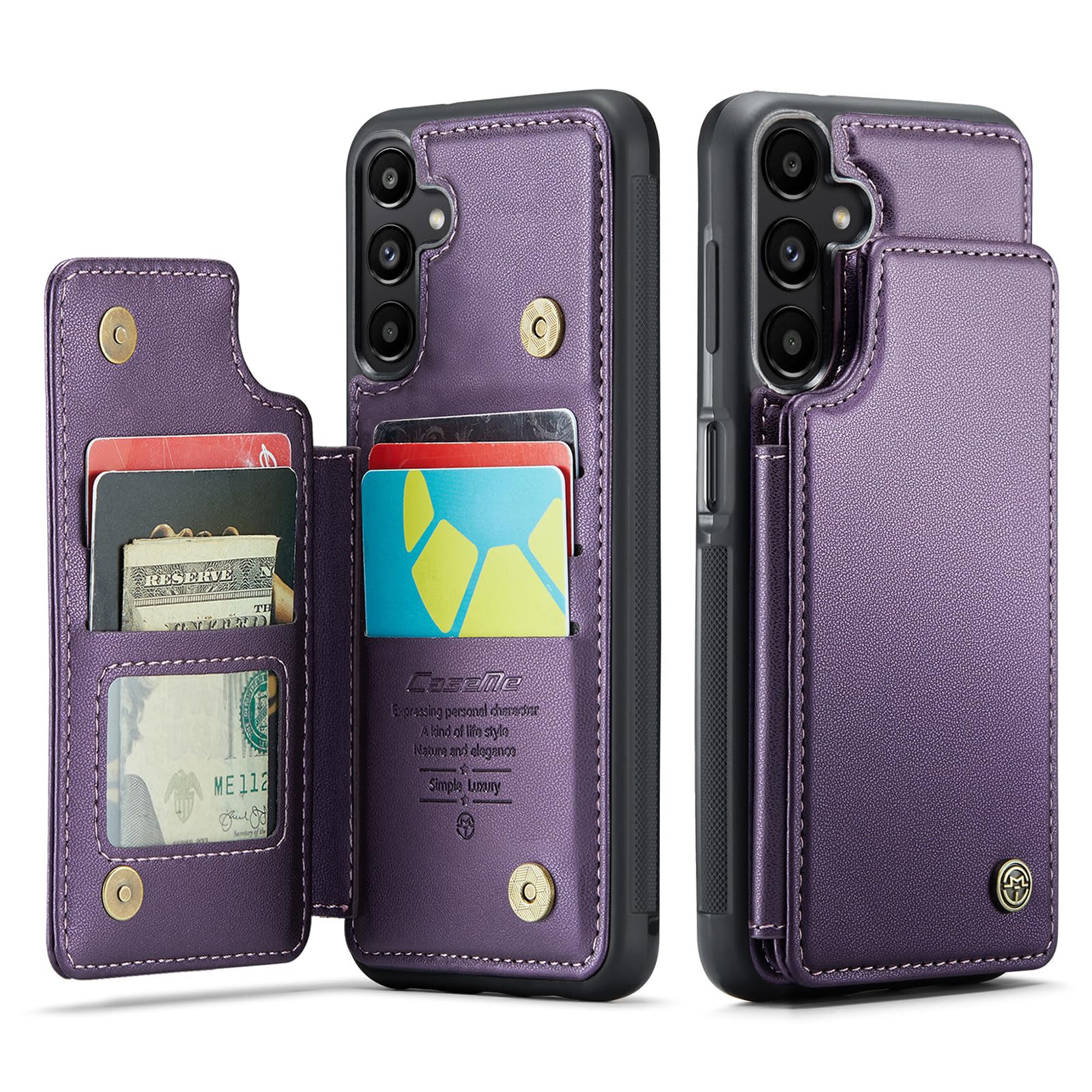 Vinich for Samsung Galaxy A35 Wallet Case with Card Holder, RFID ...