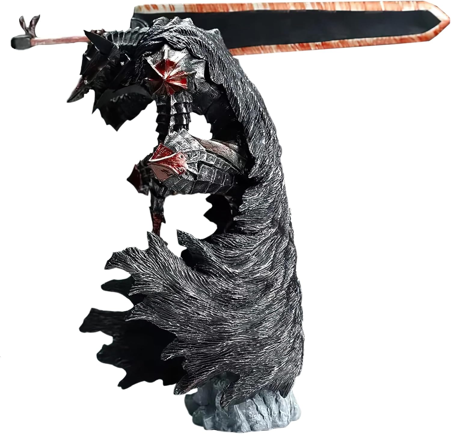 Puruuige Anime Berserk Gut Figure Guts Version Battle Figurine d'action ...