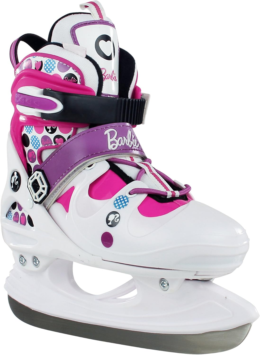 Barbie Patins à glace Enfant Blanc/rose 28-32 : Amazon.fr: Sports et ...