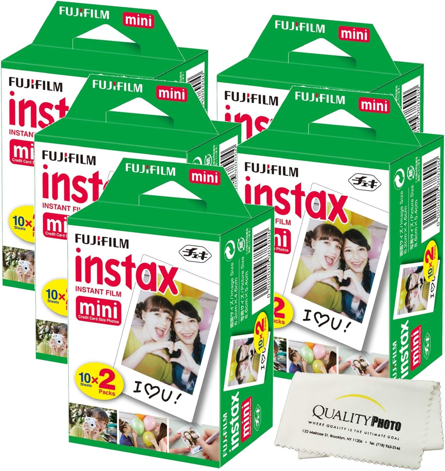 Amazon.com : Fujifilm Instax Mini 100 Film for Fuji 7S 8 25 50S 90 300 ...
