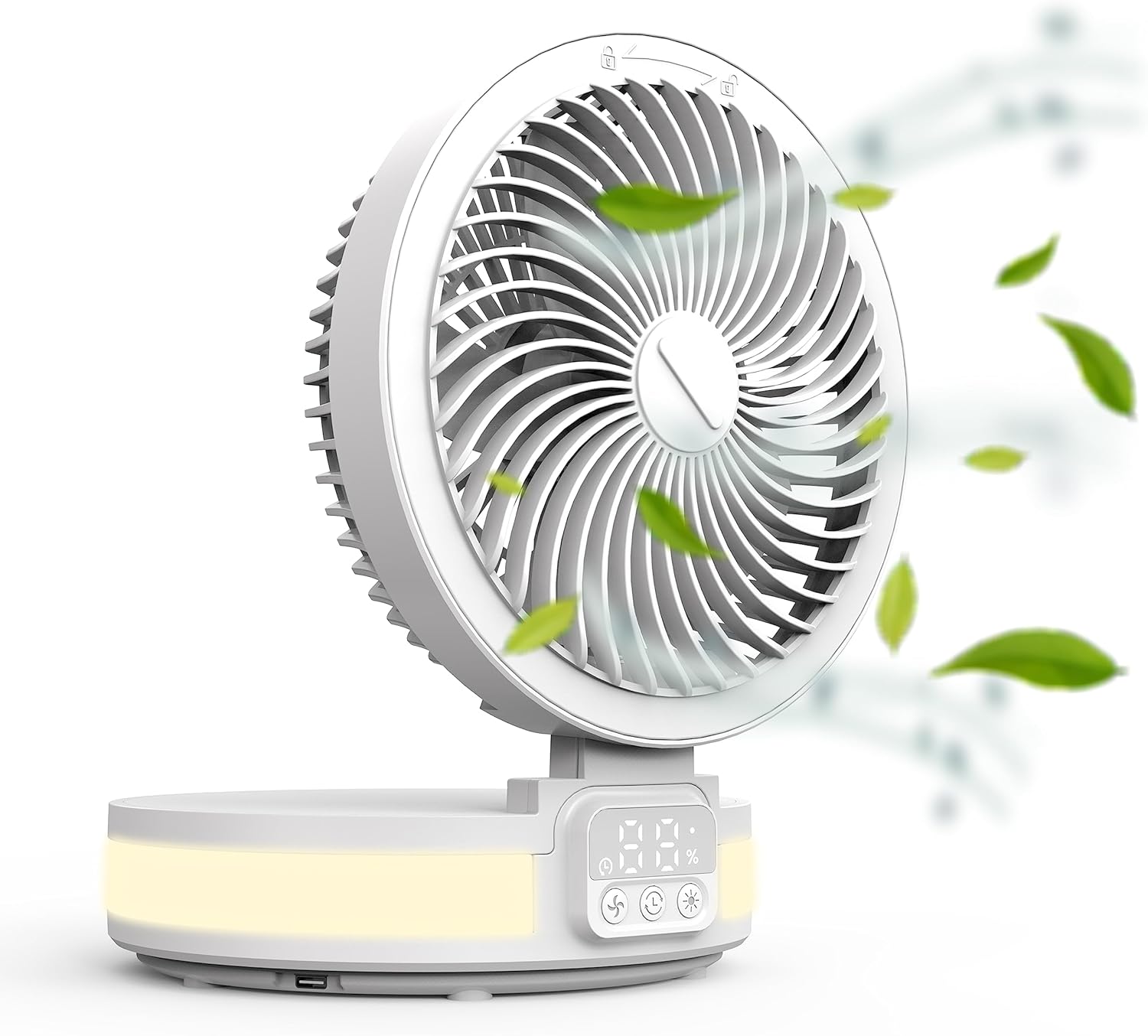 Amazon.com: Rechargeable Portable Fan for Bedroom Home: USB 8000mah ...
