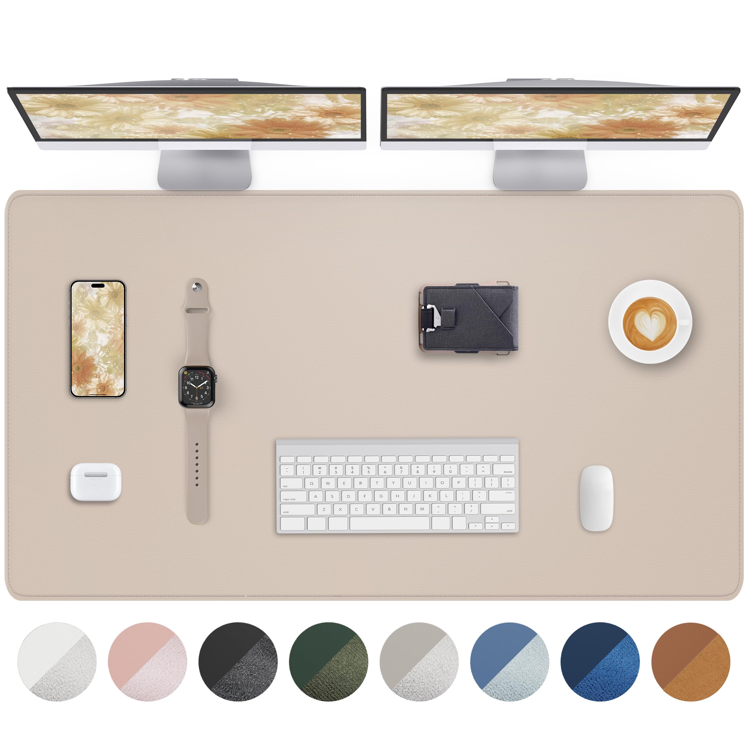 Amazon.com : Extra Large Desk Mat - 48"x 24" Non-Slip Desk Pad for ...