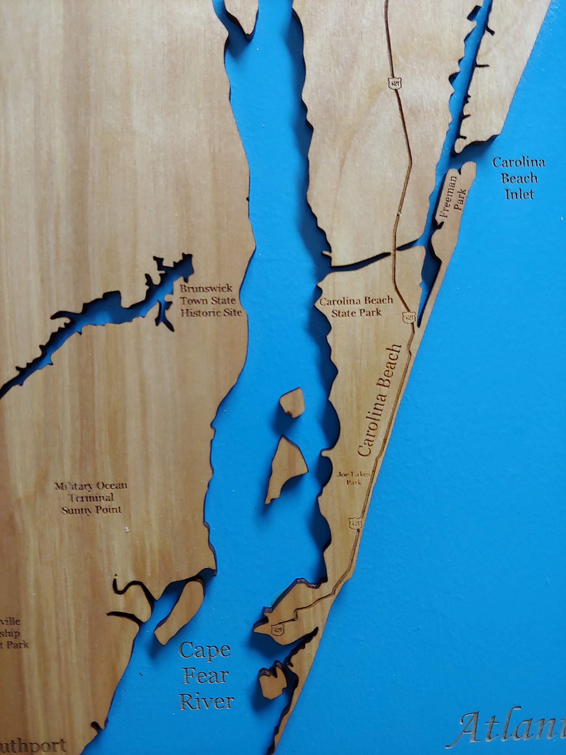 Carolina Beach Inlet Map
