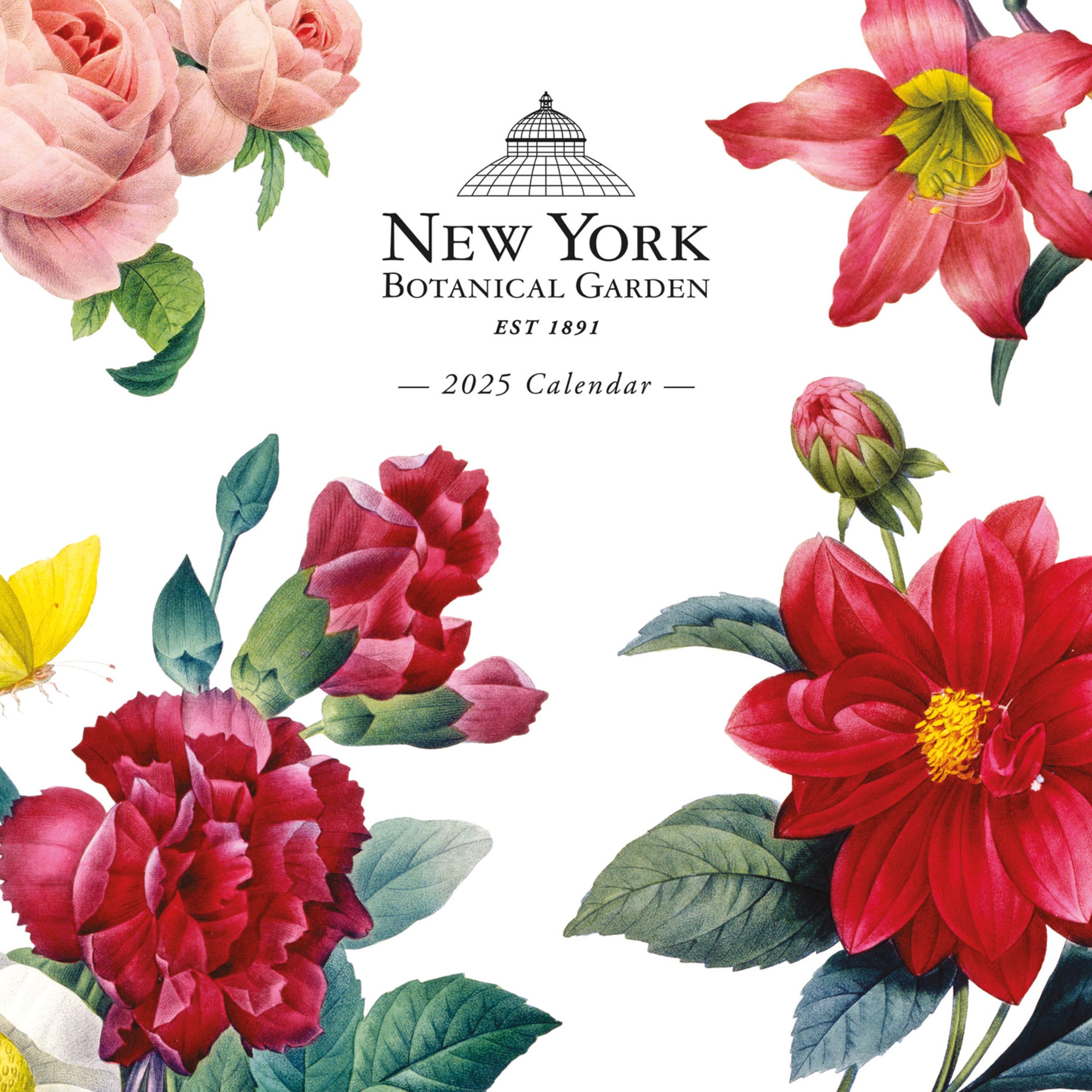 2025 New York Botanical Gardens Illustrated Wall calendar: Plastic Free ...