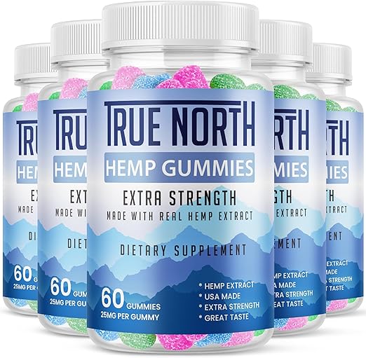 Amazon.com: (5 Pack) True North Hemp Gummies - Official Formula - True ...