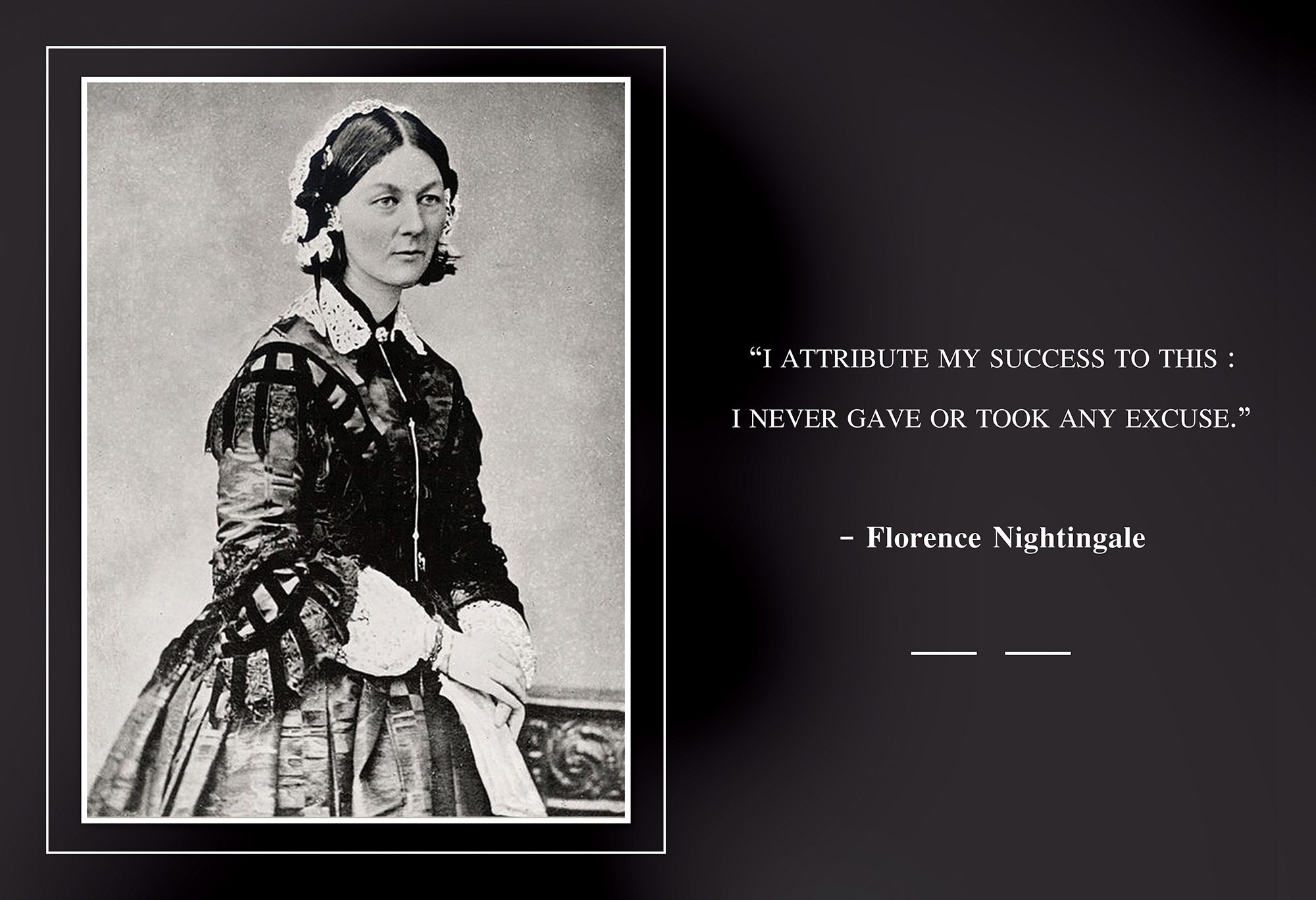 Amazon.com: Florence Nightingale Quote - I Attribute My Success to This ...
