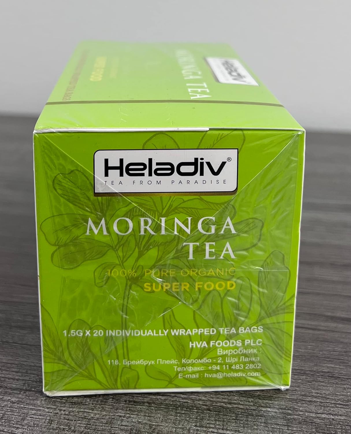 HELADIV Moringa Tea Té de moringa 100% orgánico Potenciador de energía ...
