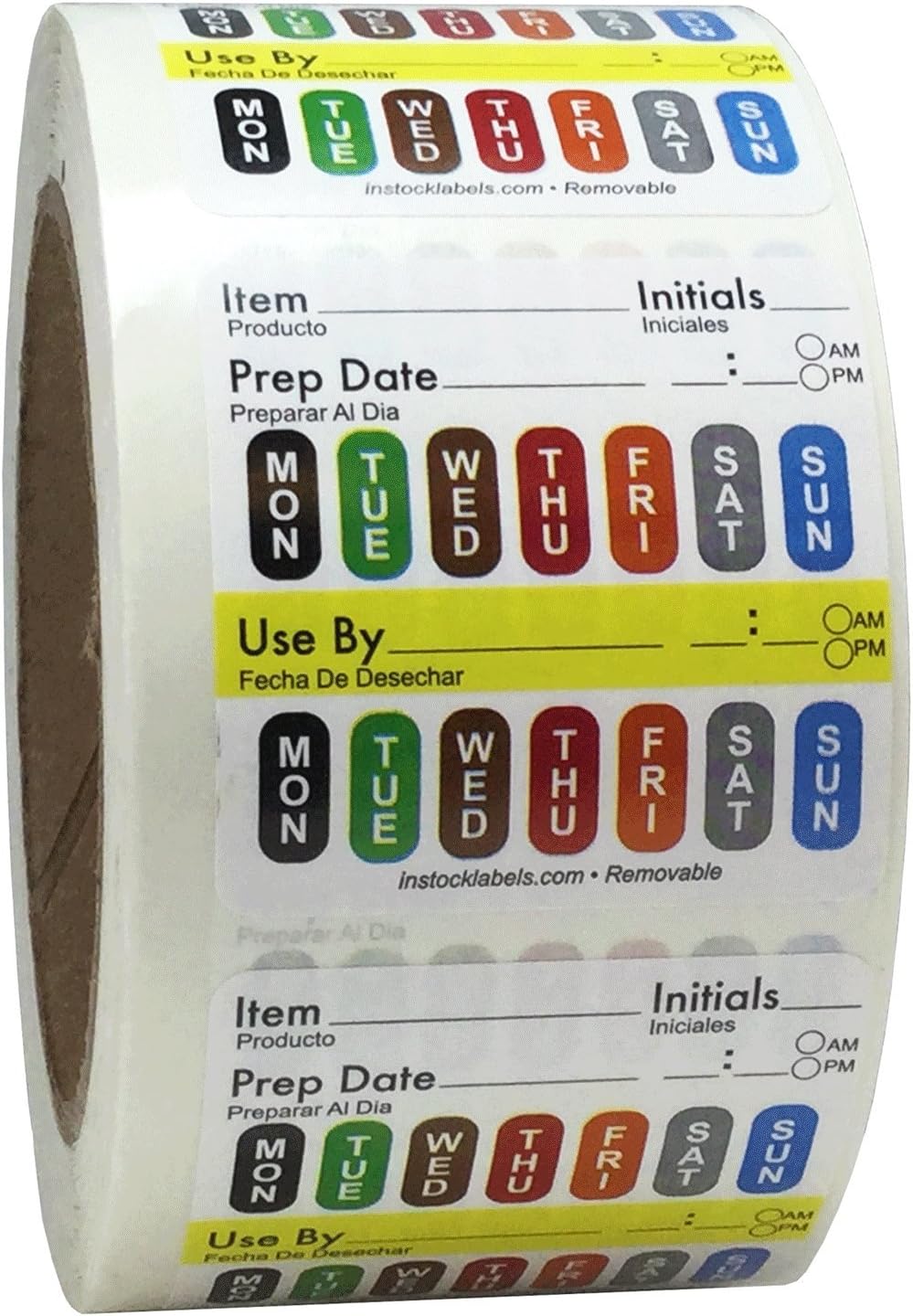 Amazon.com : Removable Universal Labels for Food Rotation Use by Food ...