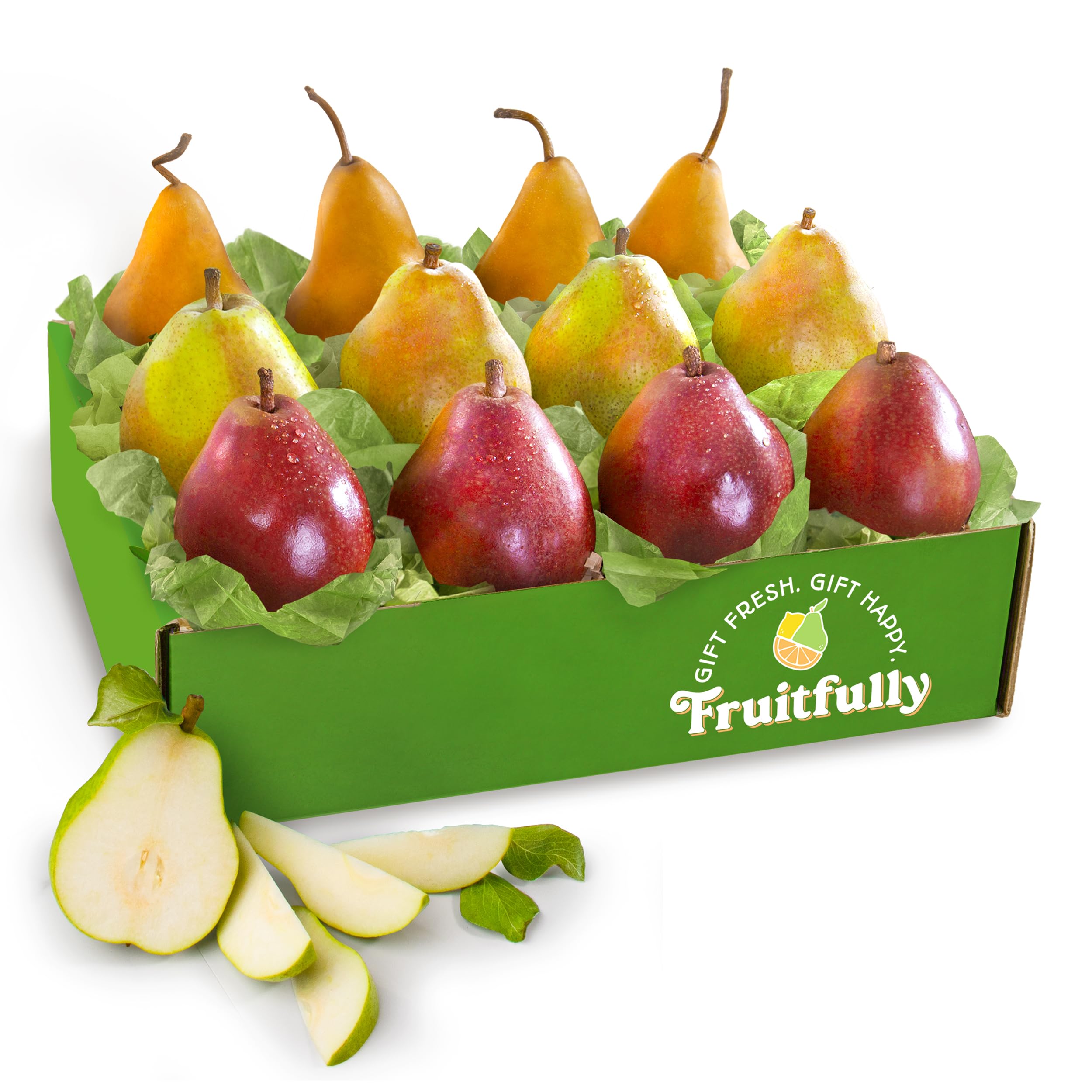Amazon.com: A Gift Inside Pears to Compare 12 Piece Fruit Gift