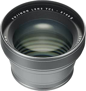 Amazon.com : Fujifilm Fujinon Tele Conversion Lens for X100 Series Camera, Silver (TCL-X100 S II ...