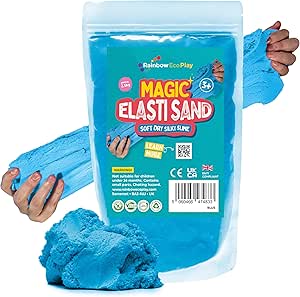 Rainbow Eco Play - Magic Play Sand for Kids – Elasti - 2.5kg ...