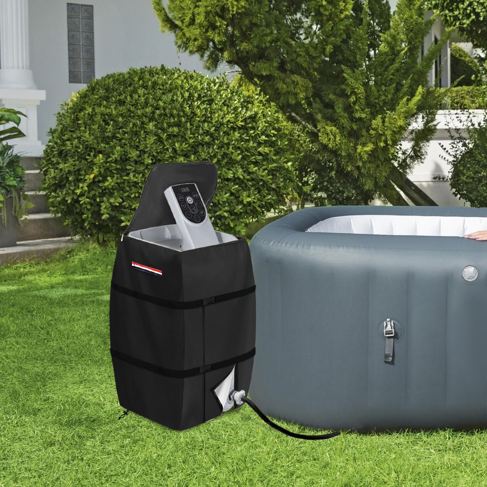 Snapklik.com : Okcool Hot Tub Spa Heater Pump Cover,Inflatable Hot Tub ...